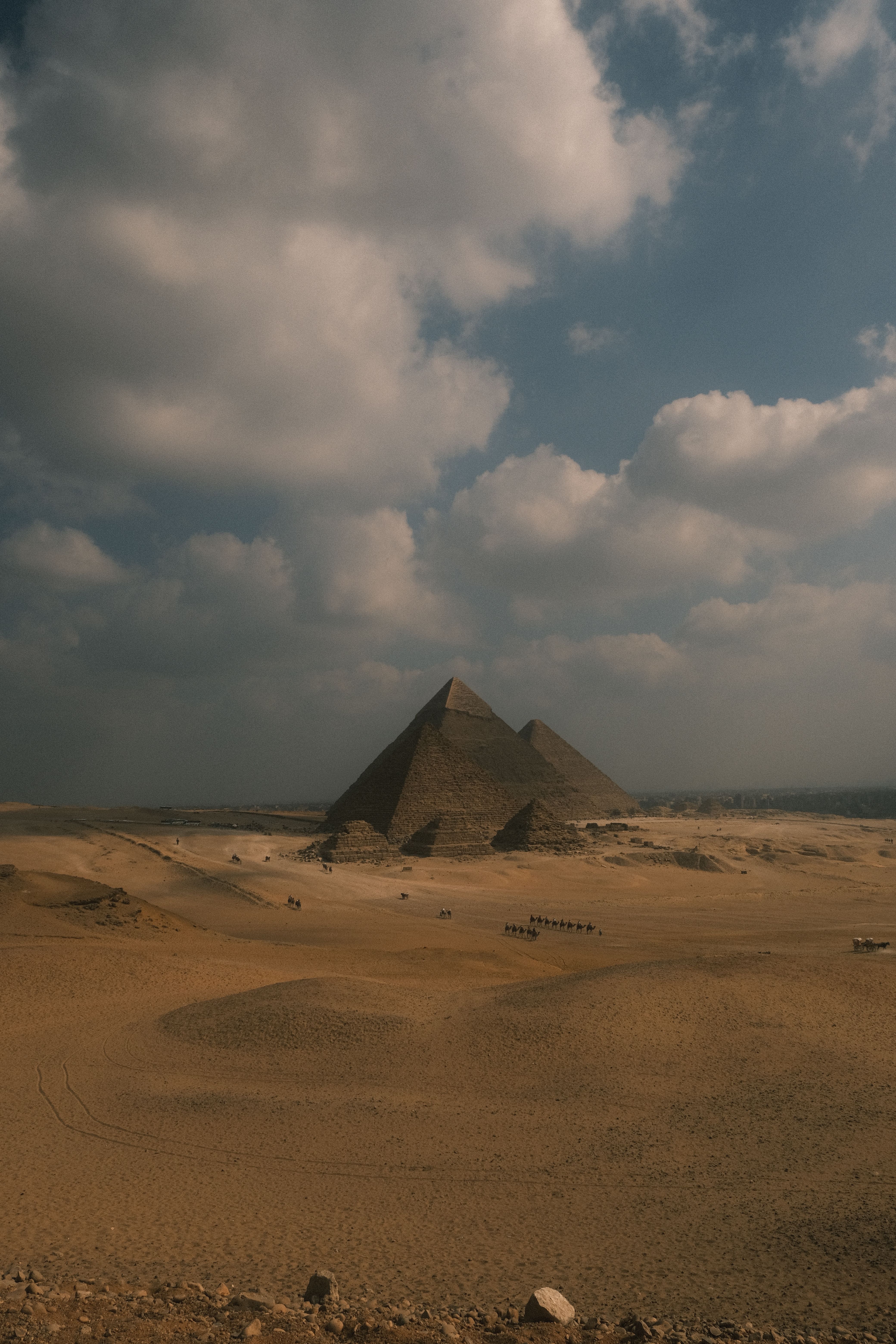 Scenic View of the Pyramids of Giza at Daytime · Free Stock Photo