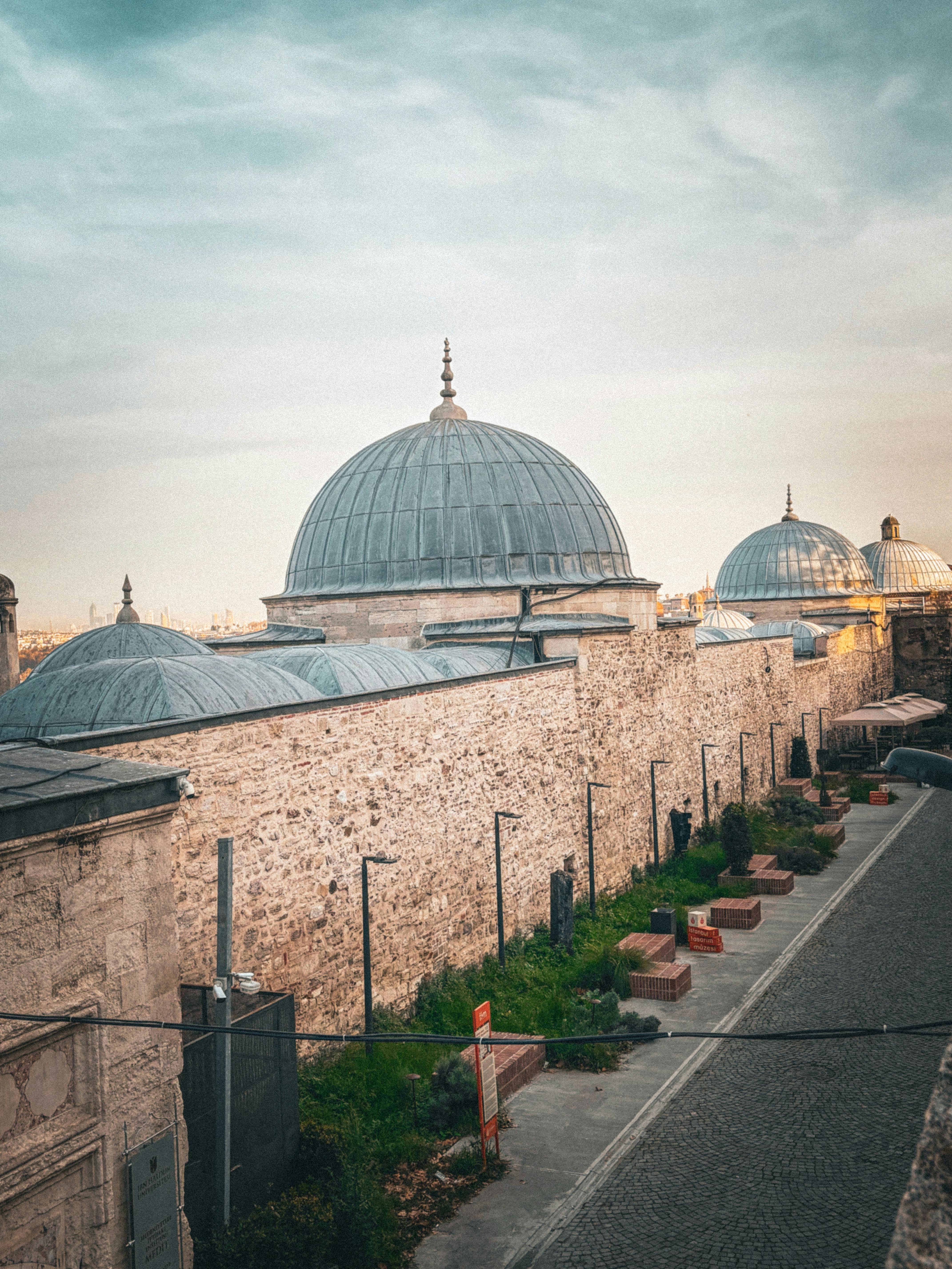 Historic Istanbul Architecture with Stone Domes · Free Stock Photo