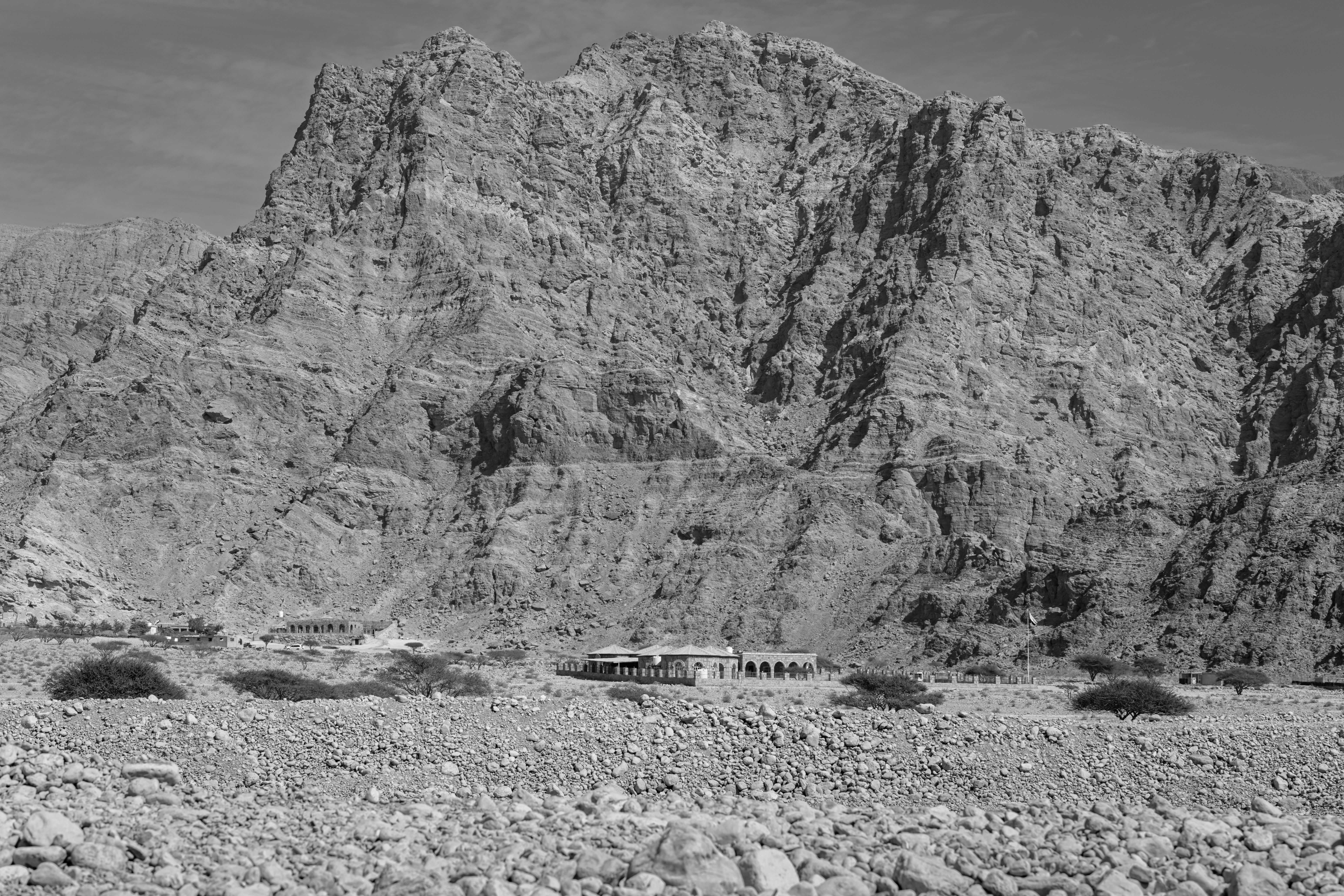 Remote Desert Landscape with Rocky Mountains · Free Stock Photo