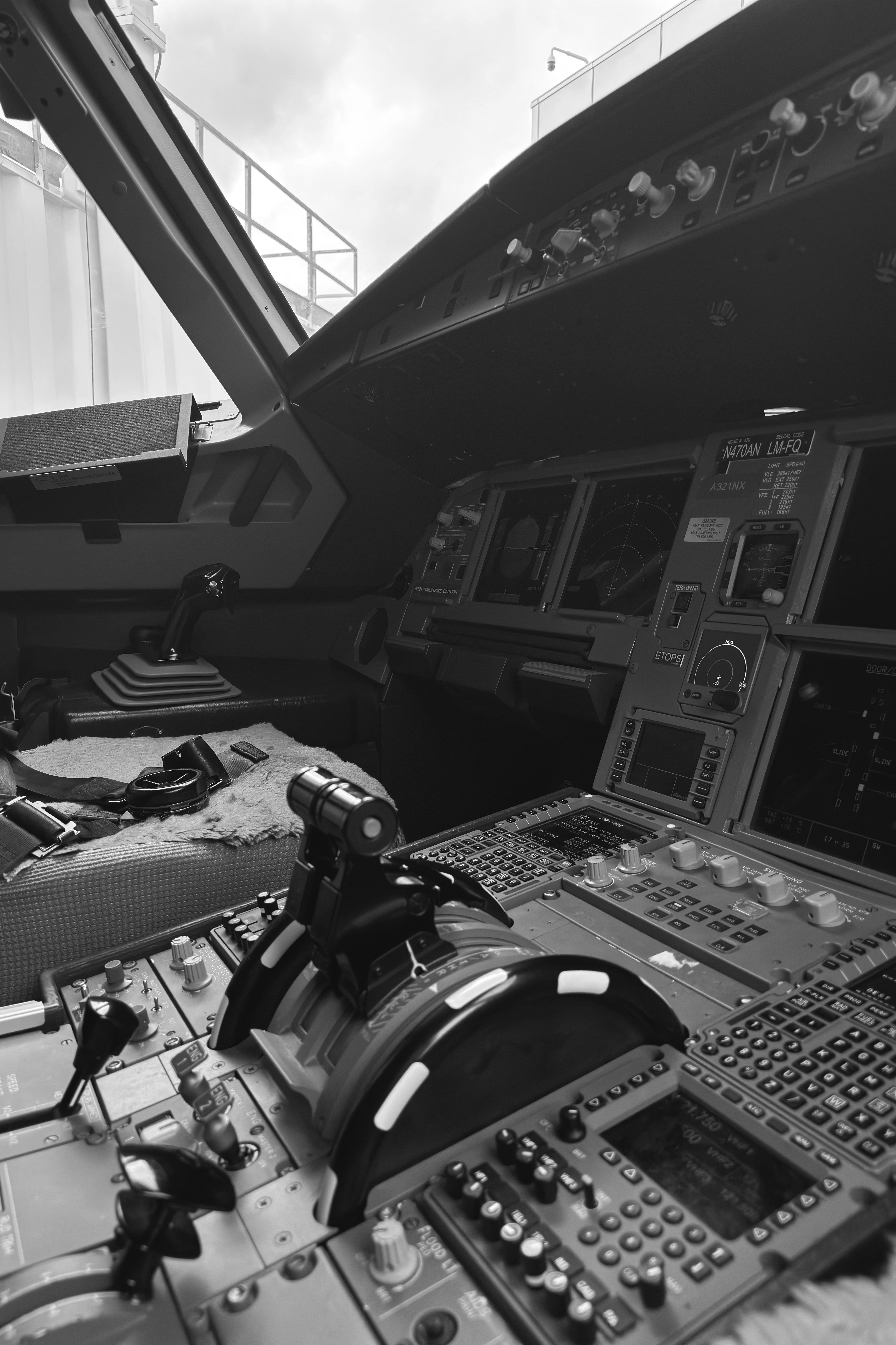 Gray Airplane Control Panel · Free Stock Photo