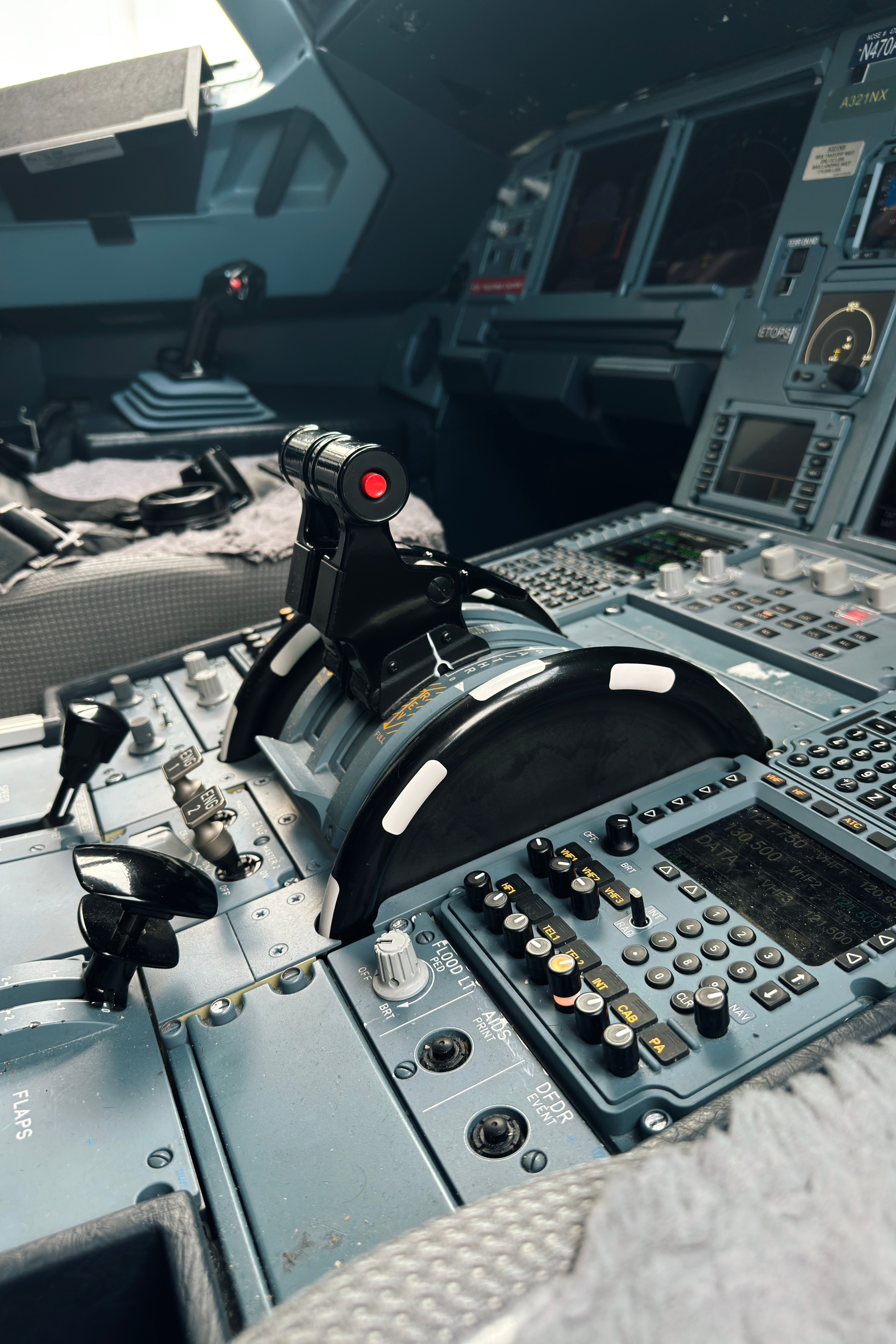 Close-up of Airplane Cockpit Controls · Free Stock Photo
