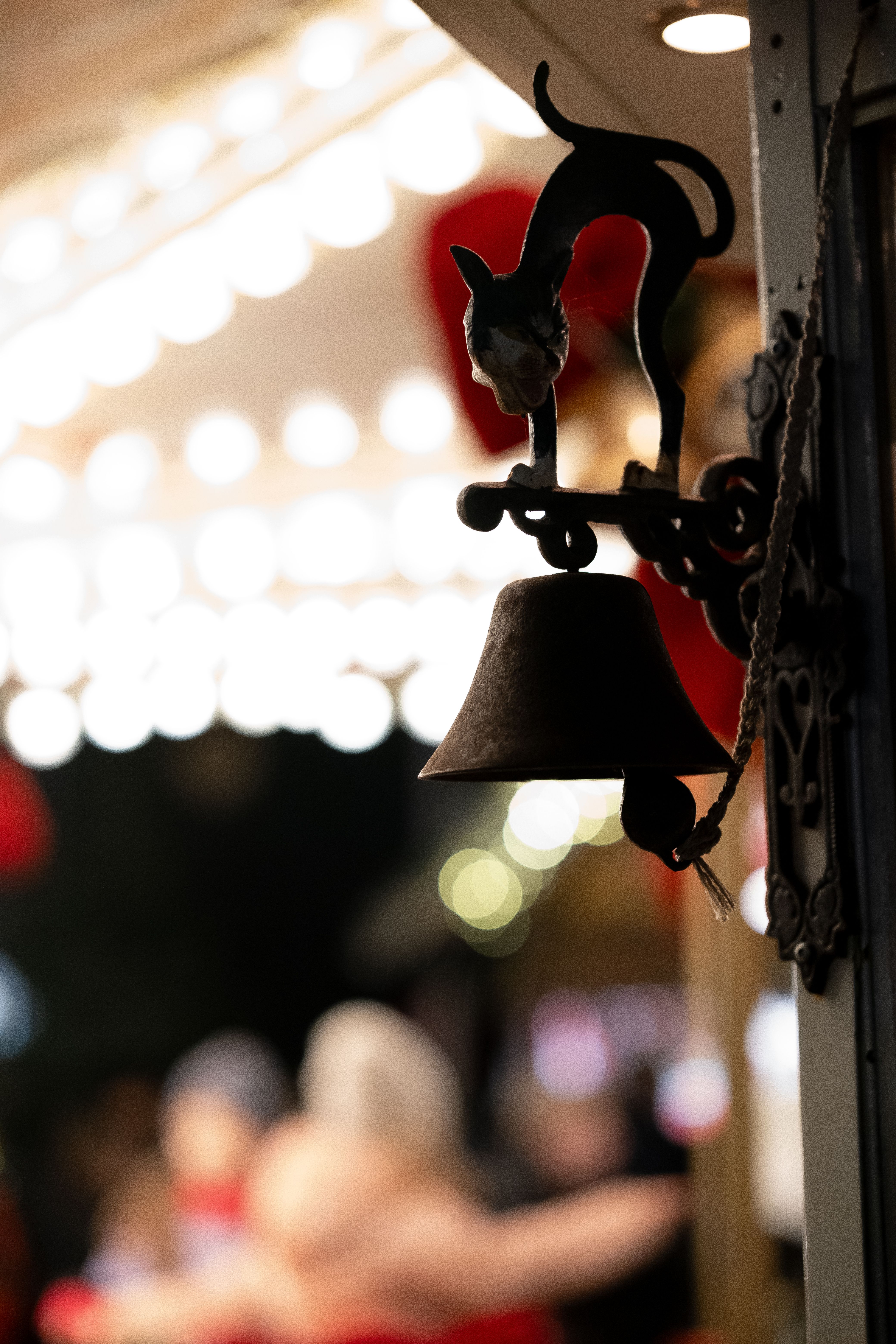 Vintage Cat Bell at Night Market · Free Stock Photo