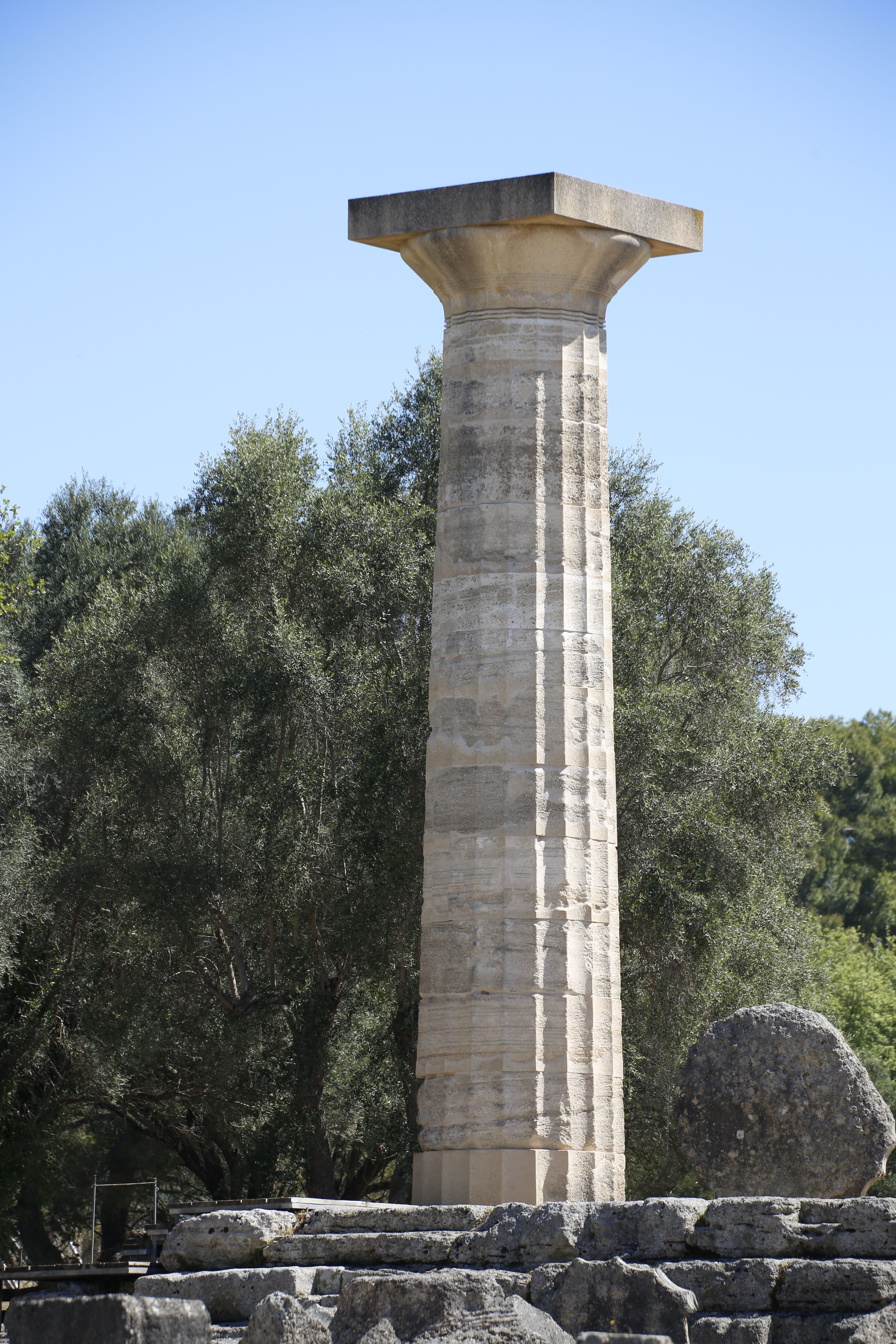 Ancient Doric Column in Olympia, Greece · Free Stock Photo