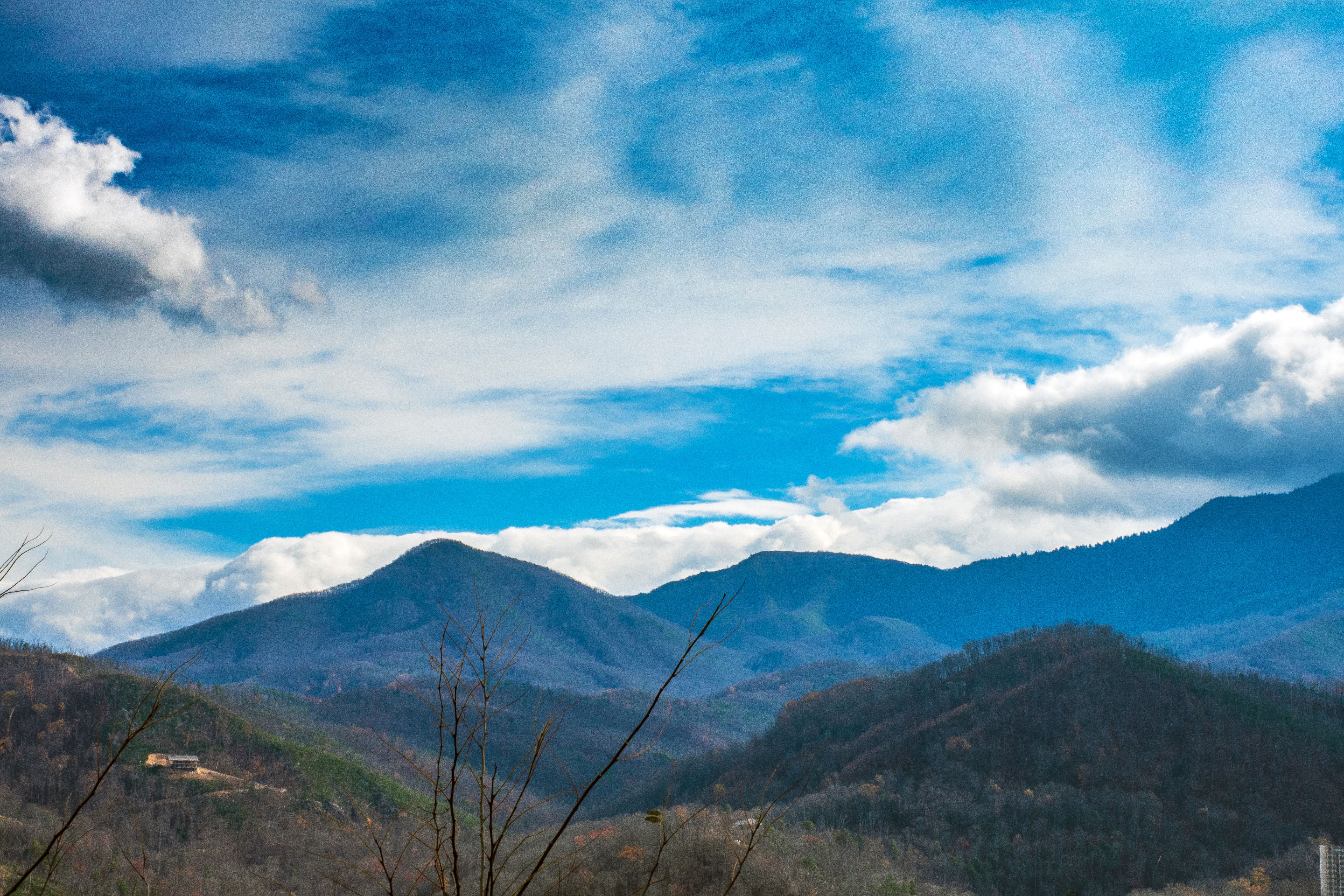 Scenic View of Smoky Mountains Landscape · Free Stock Photo