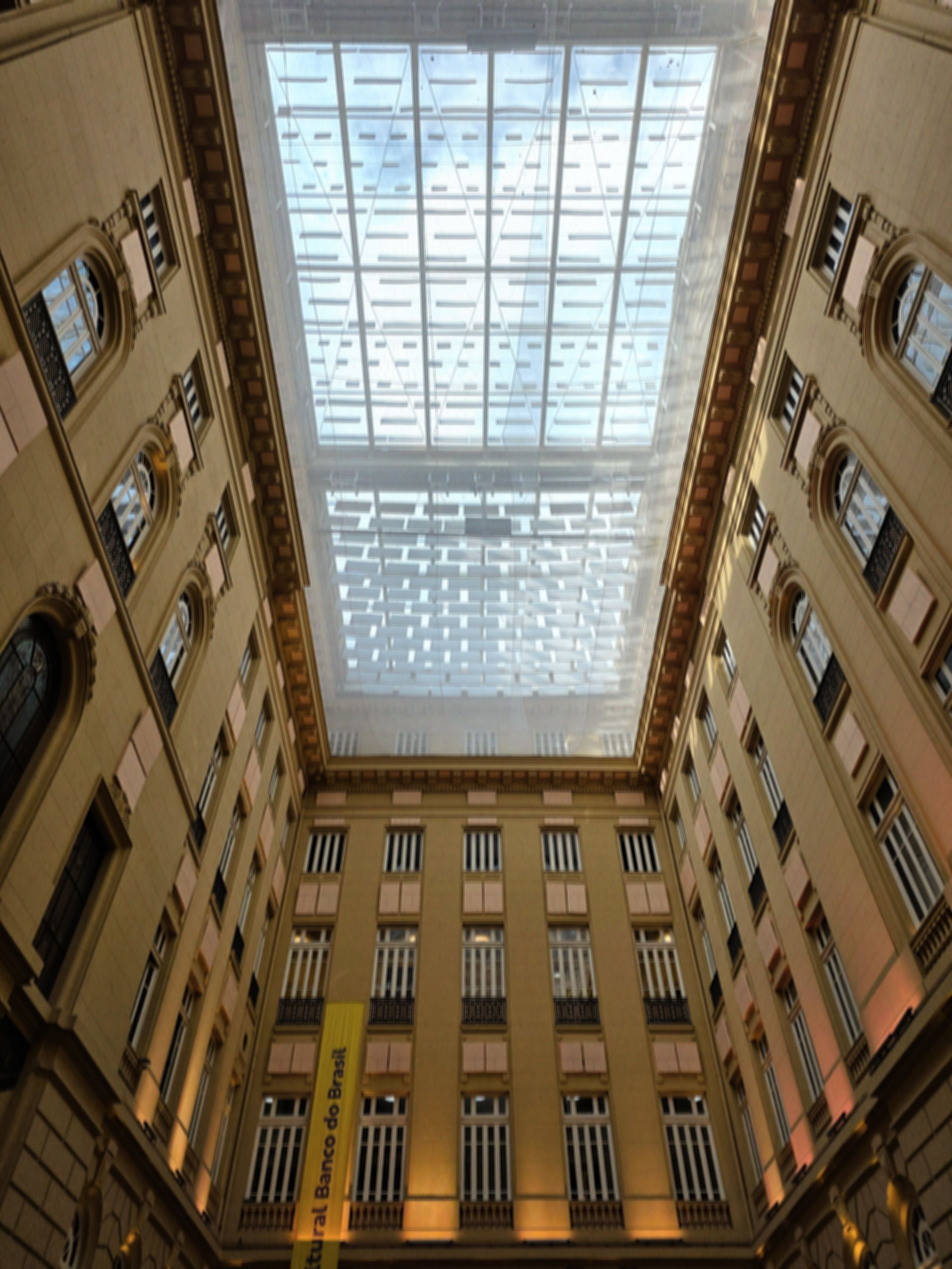 Elegant Indoor Atrium of Historic Building · Free Stock Photo
