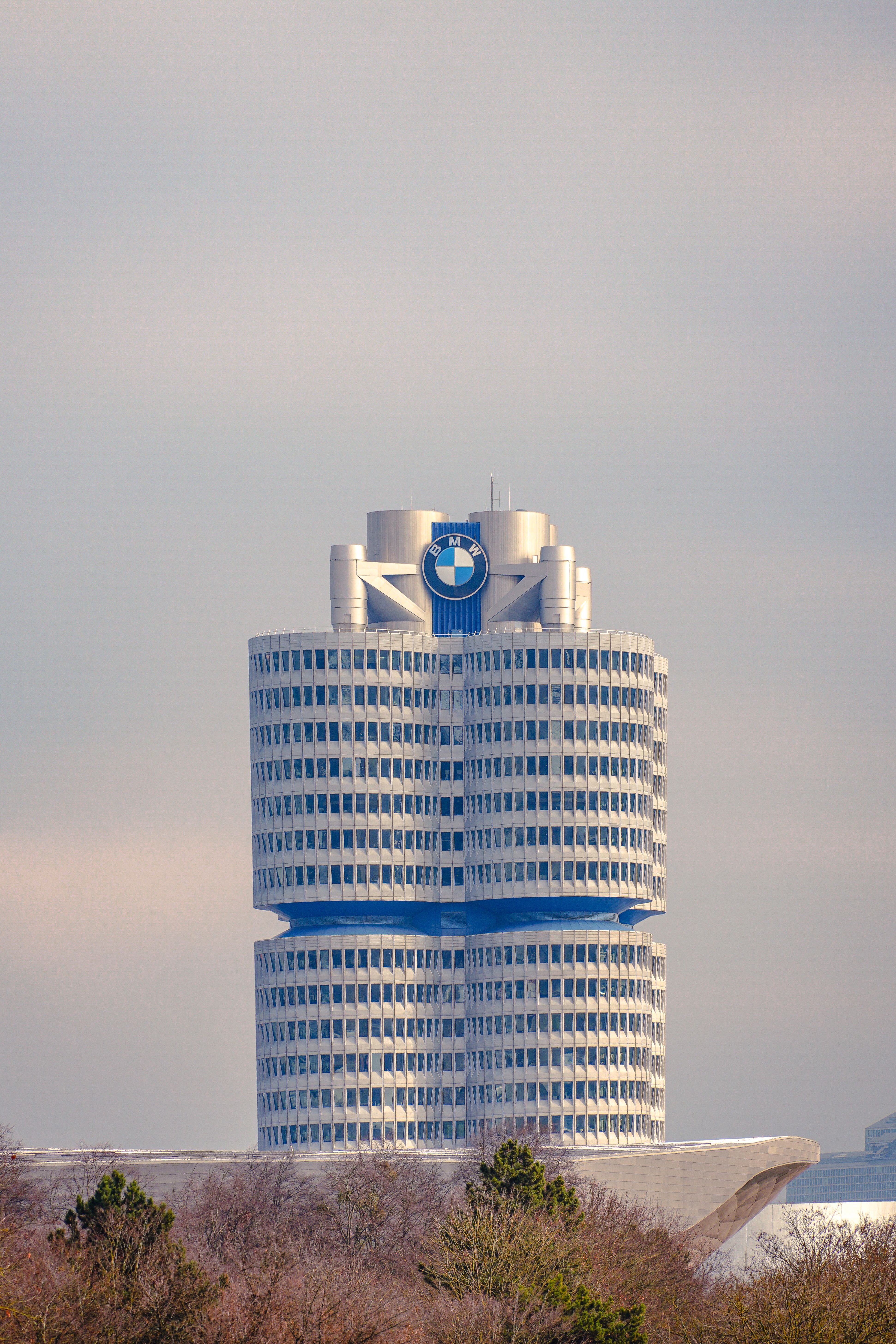 Iconic BMW Headquarters Building in Munich · Free Stock Photo