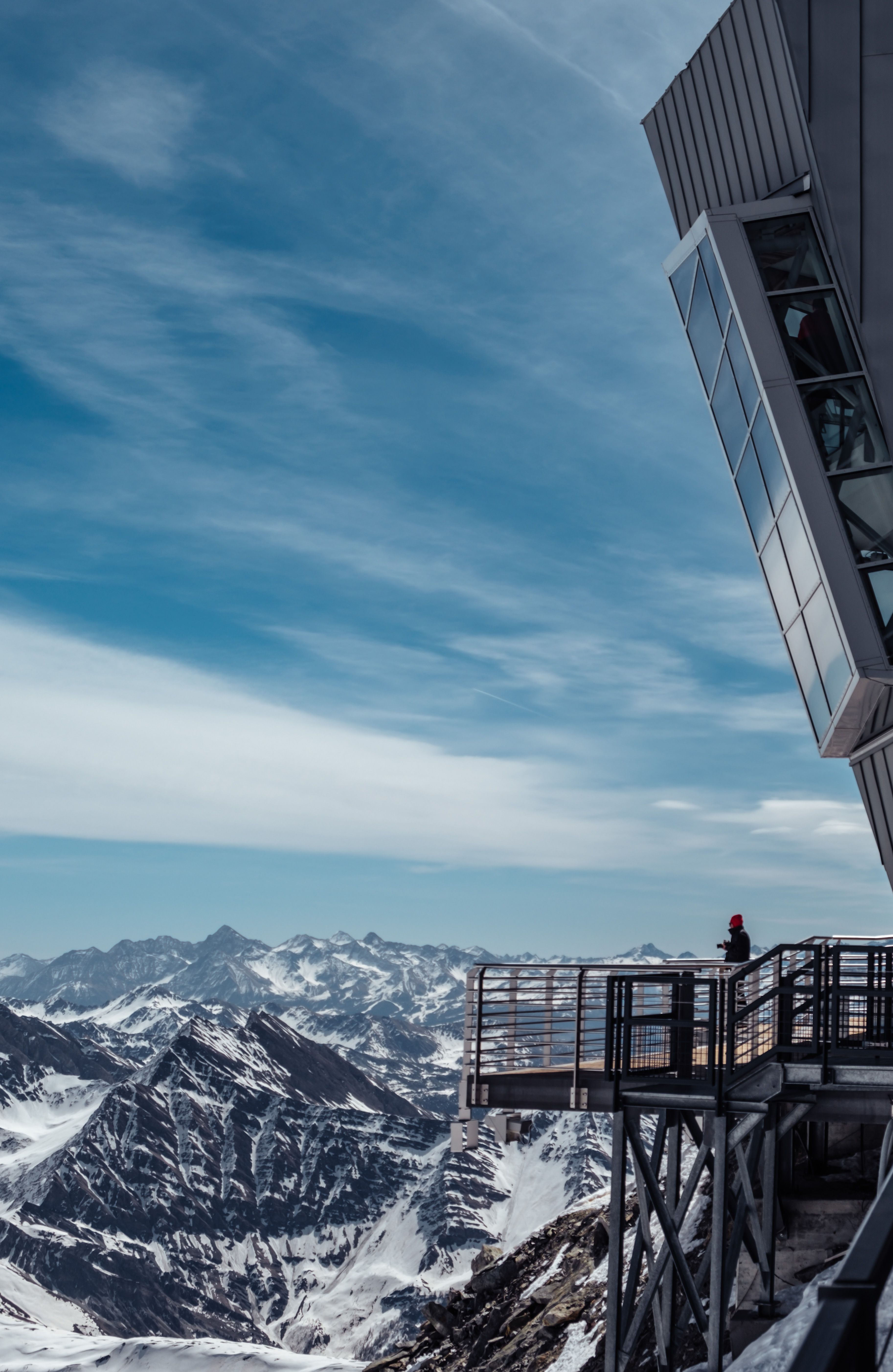 Breathtaking View from Alpine Viewing Platform · Free Stock Photo