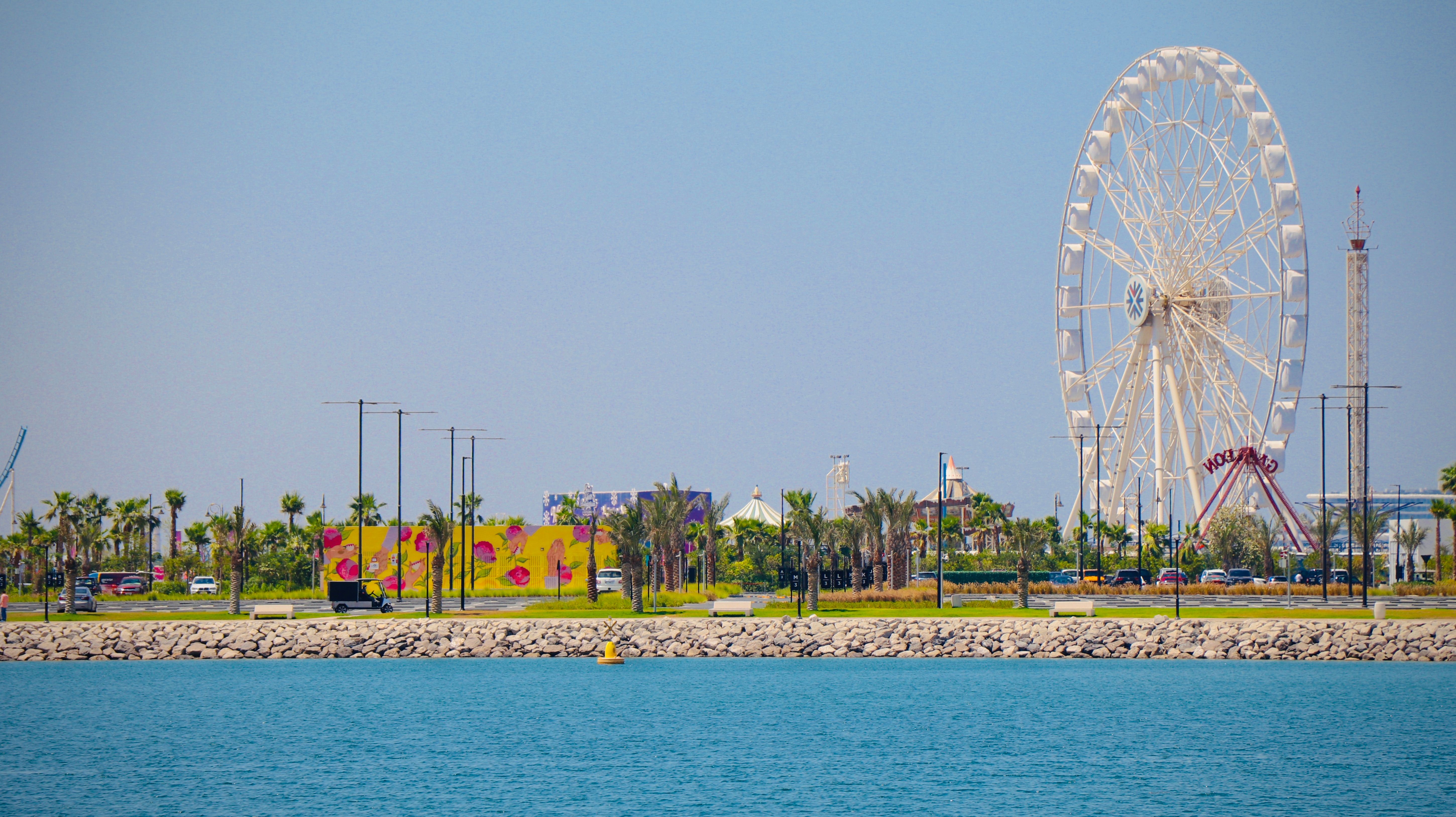 Scenic View of Ferris Wheel in Lusail, Qatar · Free Stock Photo