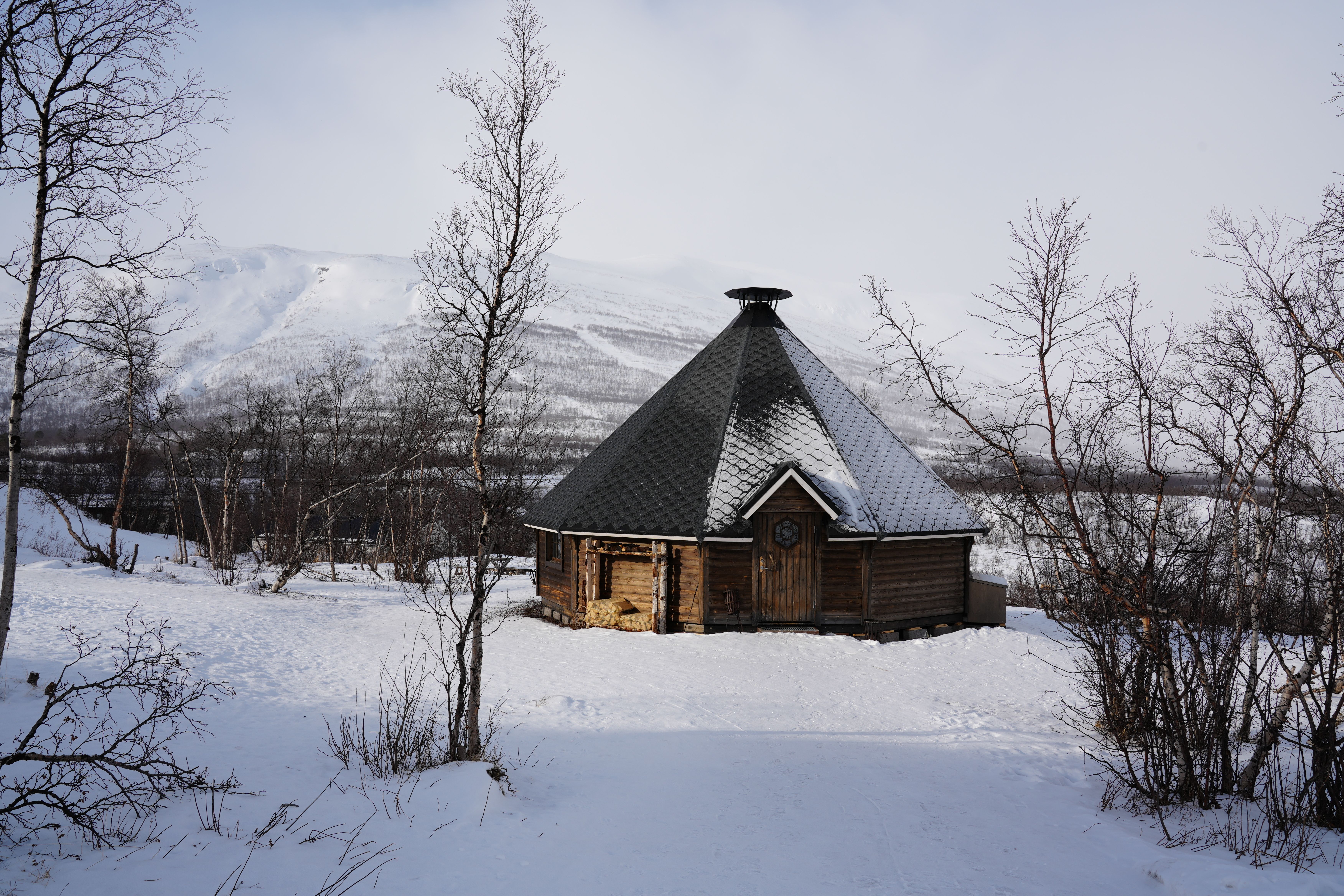 Scandinavian Winter Hut in Swedish Lapland · Free Stock Photo