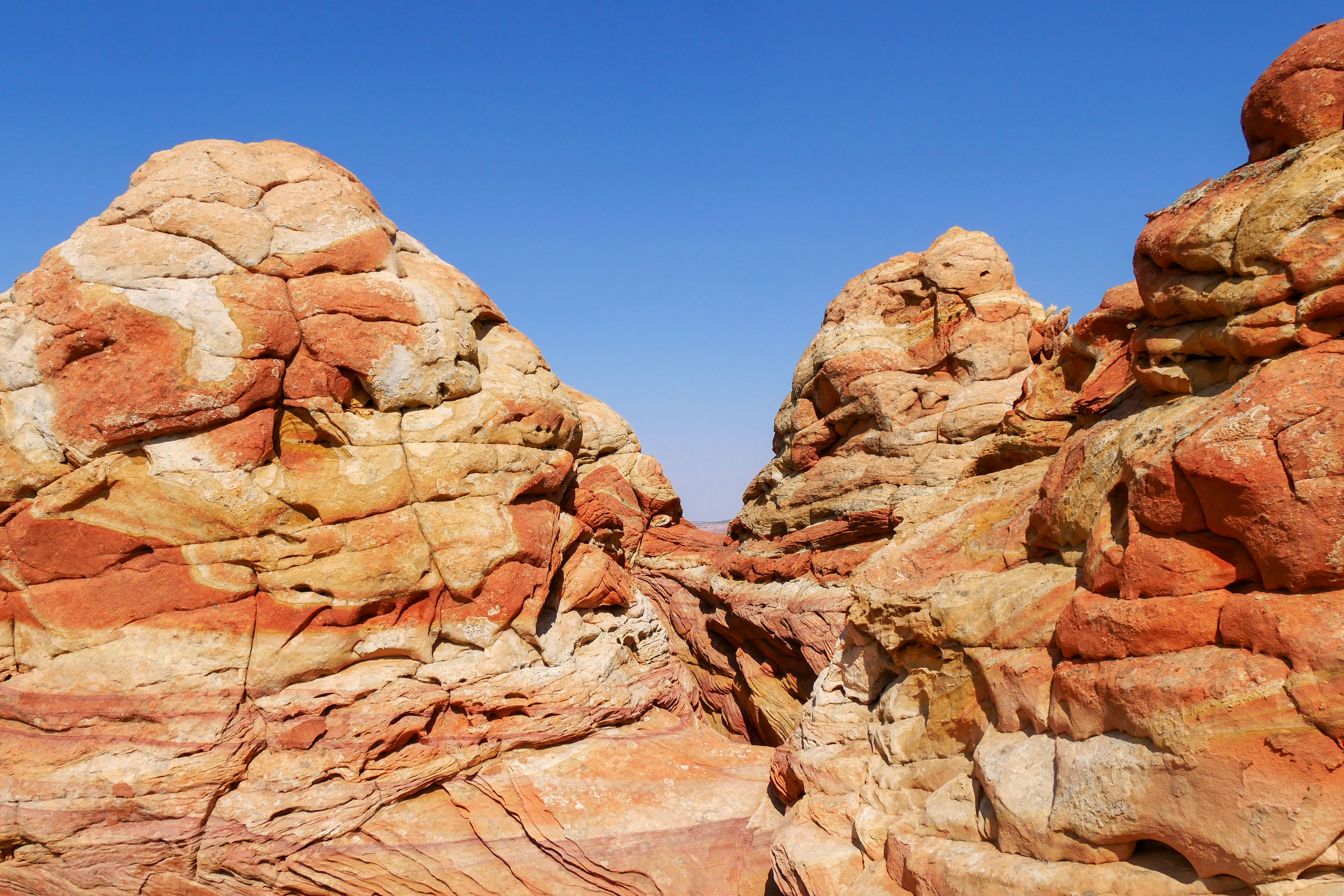Red Rock Formations Under Clear Blue Sky · Free Stock Photo