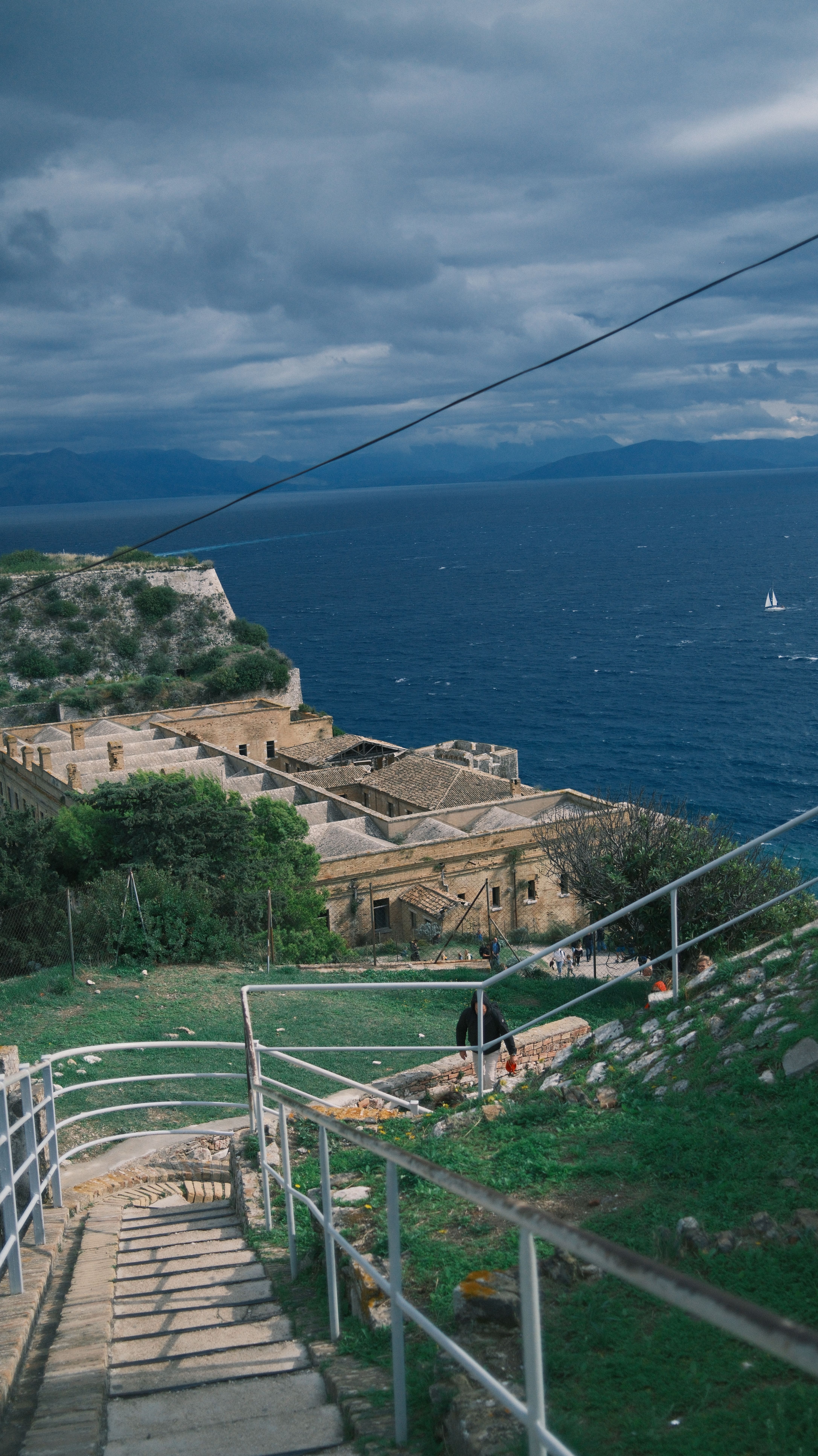 Coastal Fort Overlooking the Blue Ocean · Free Stock Photo