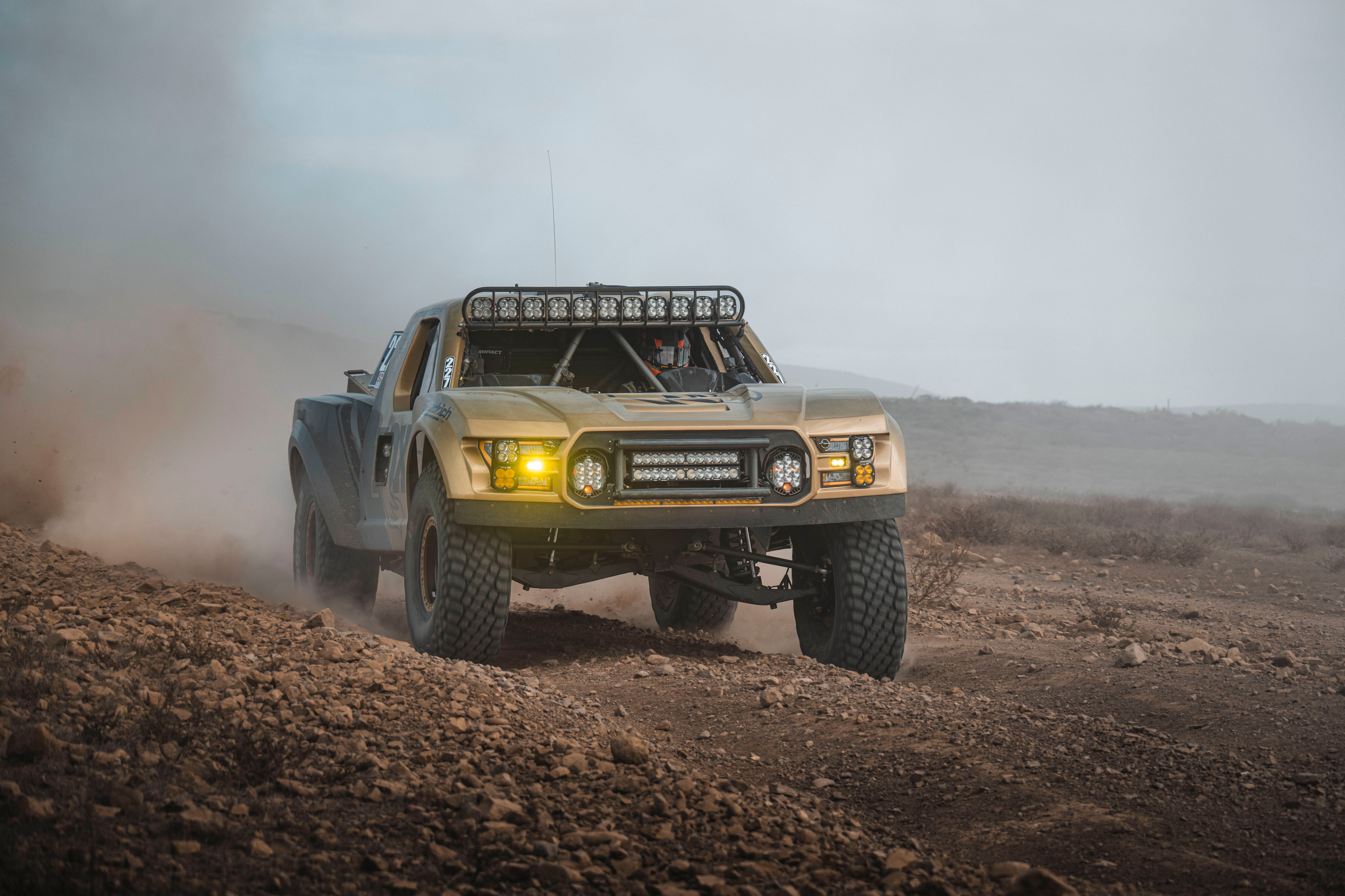 Black Pick Up Truck Driving on Off Road · Free Stock Photo