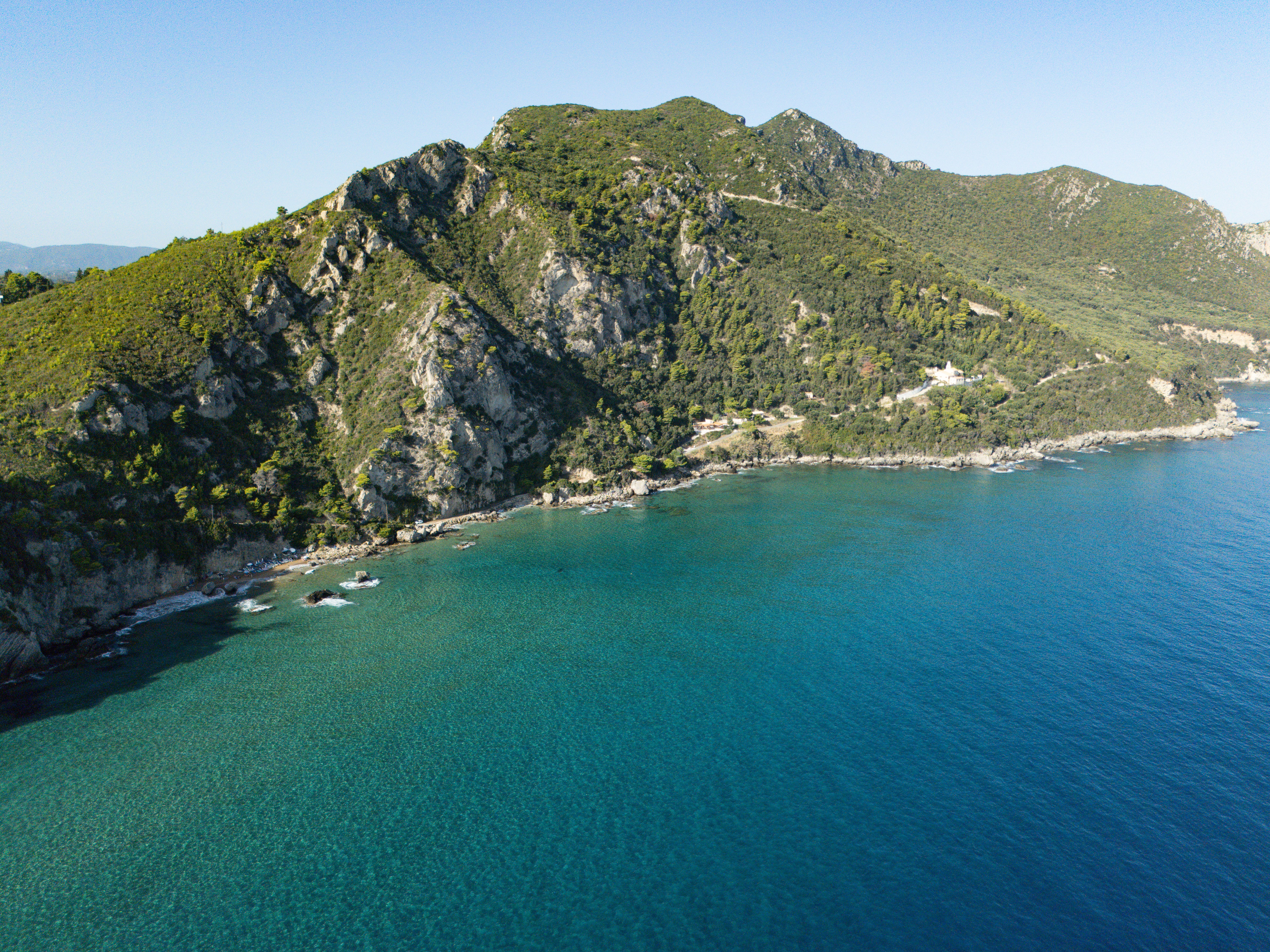 Aerial View of Azure Waters in Corfu, Greece · Free Stock Photo