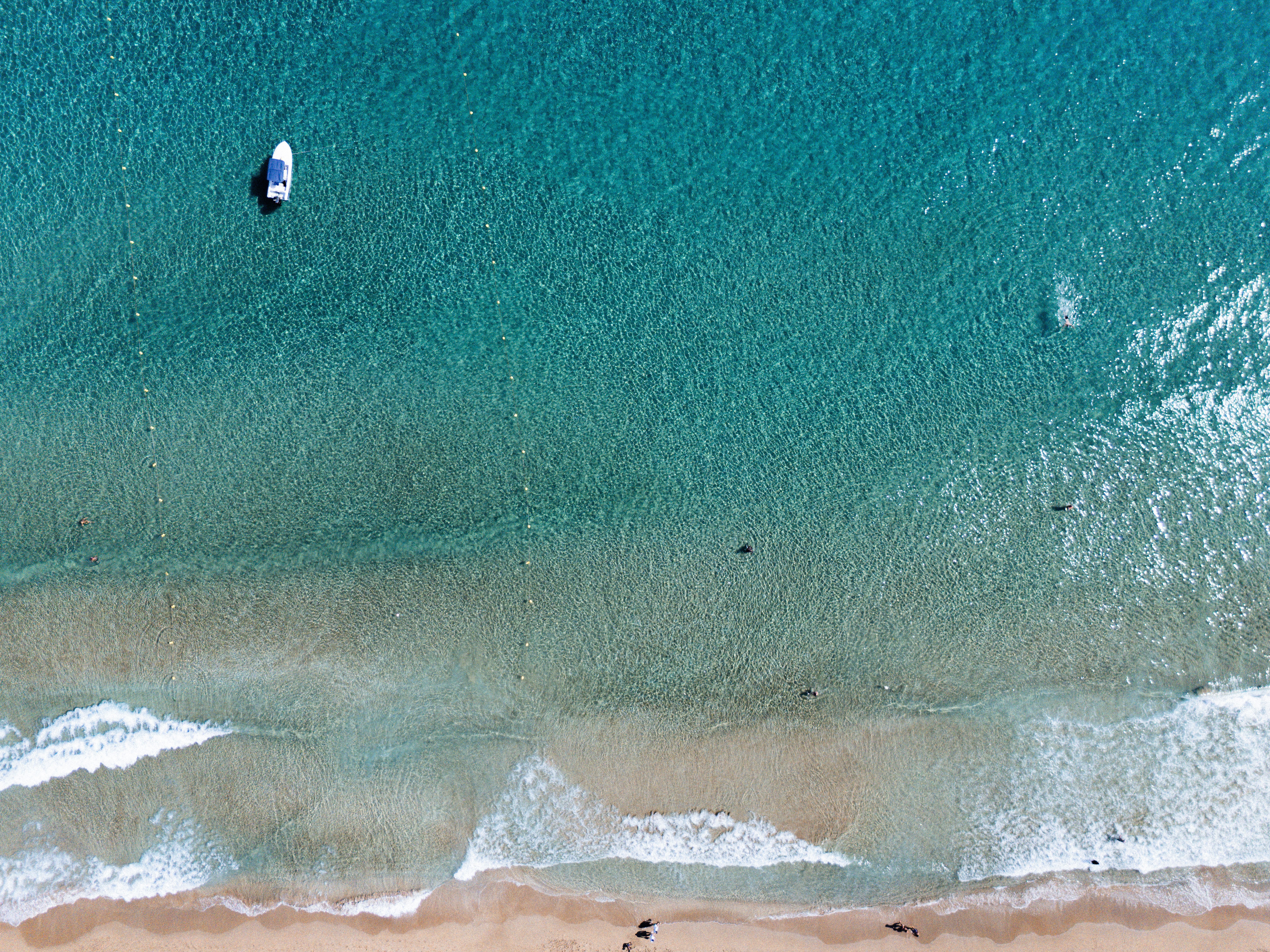 Aerial View of Glyfada Beach in Corfu, Greece · Free Stock Photo
