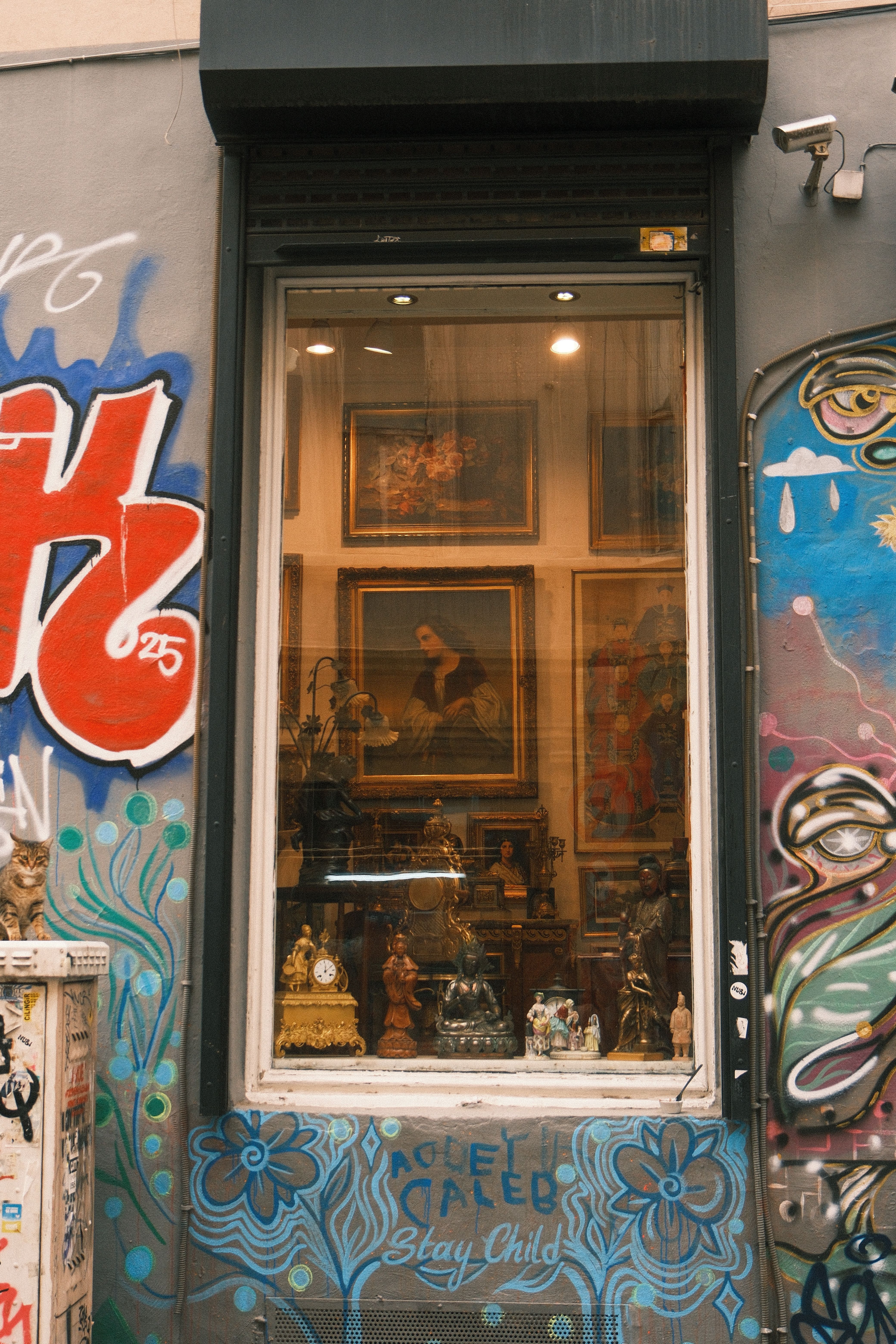 Antique Storefront in Istanbul with Graffiti Art · Free Stock Photo