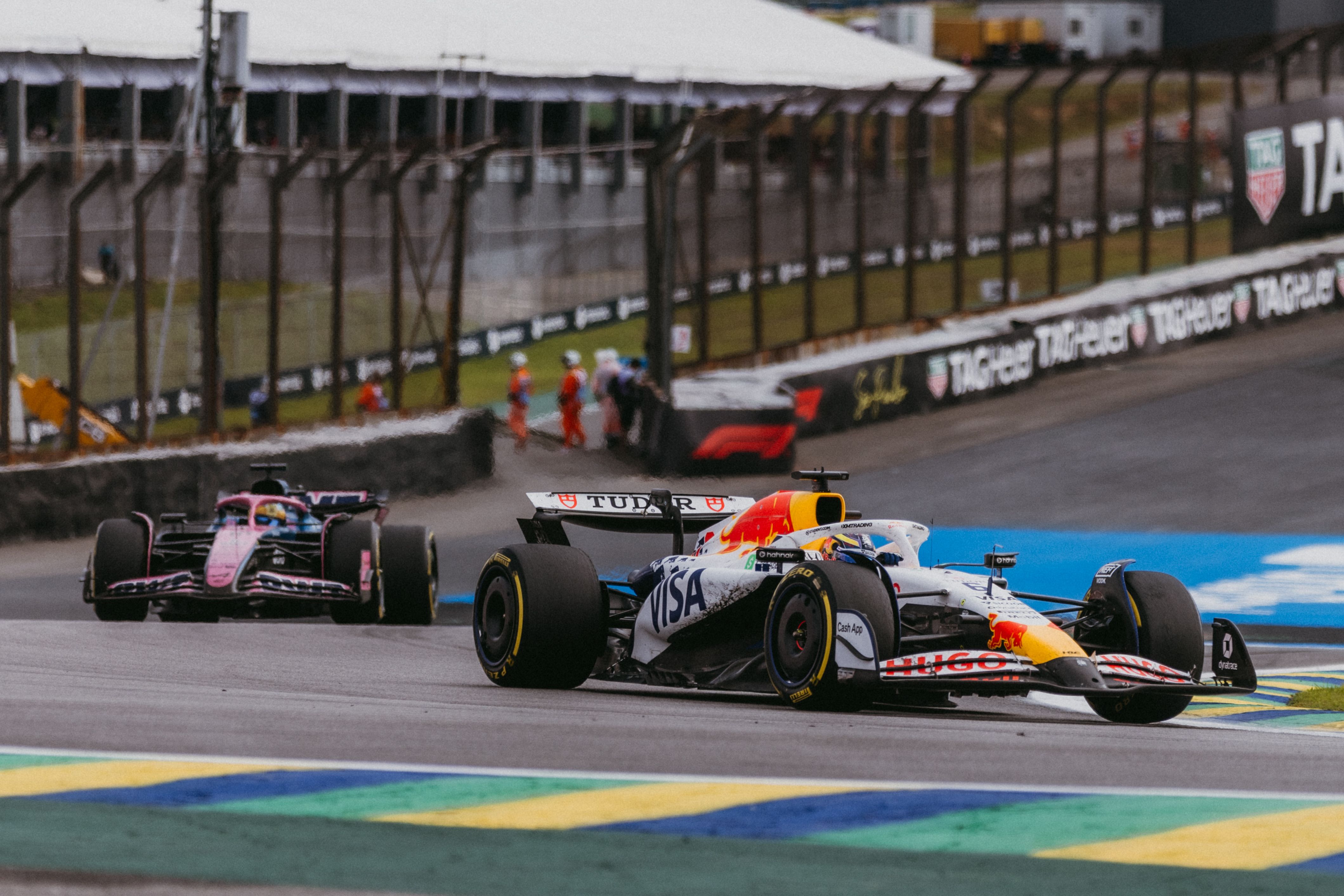 Formula 1 Race Cars Competing in São Paulo · Free Stock Photo