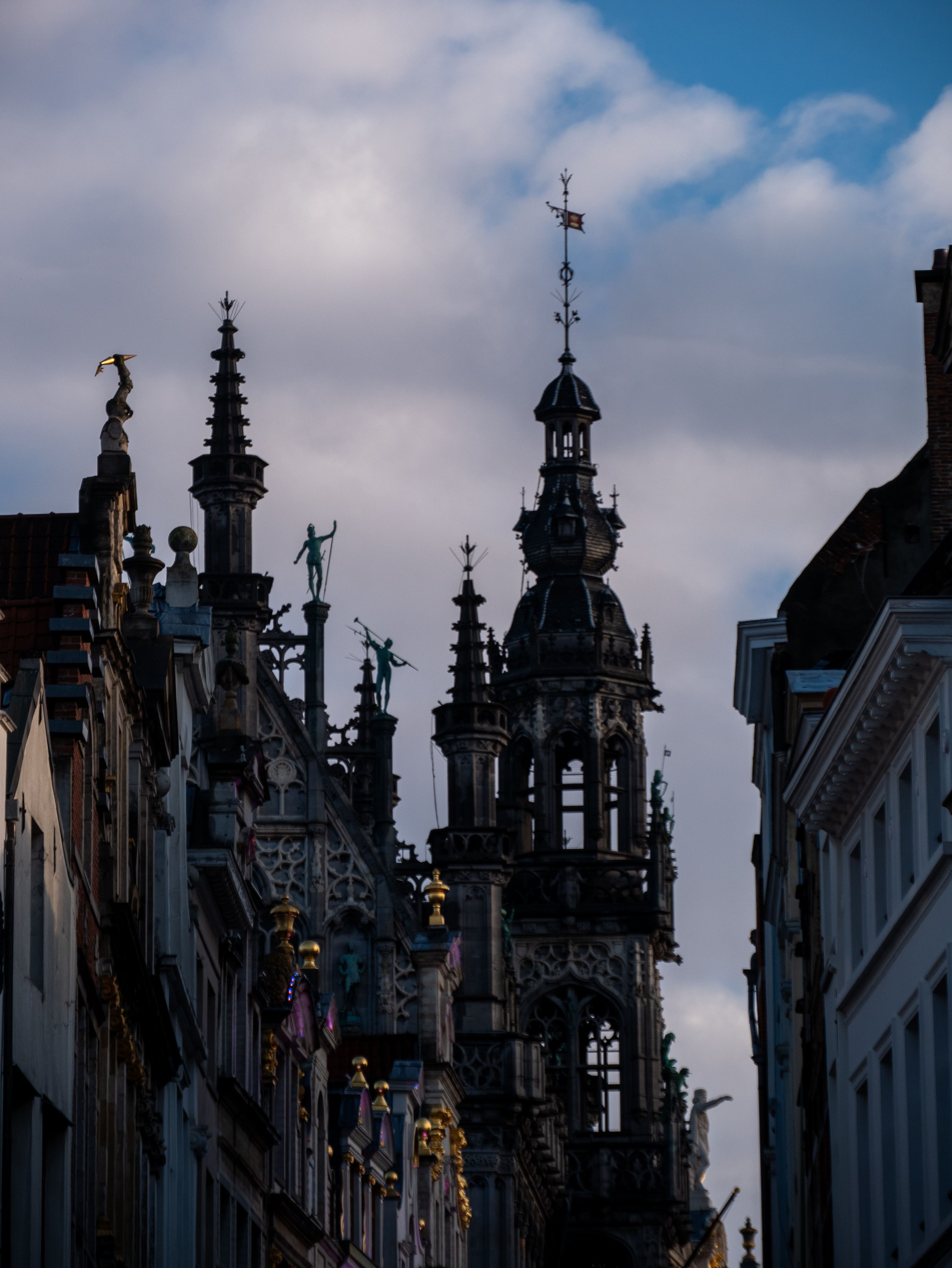 Gothic Architecture at Grand Place Brussels · Free Stock Photo