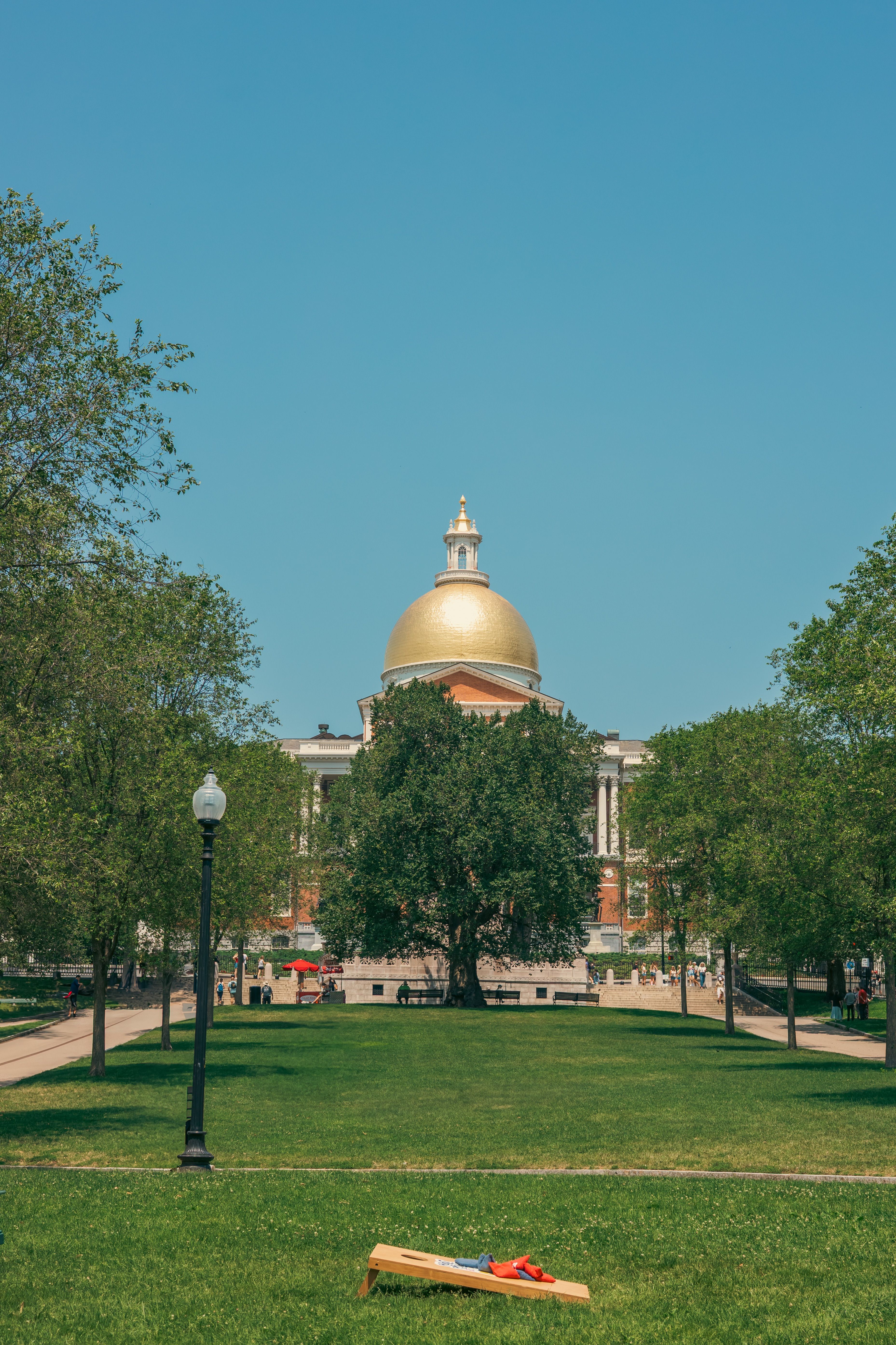 Boston Massachusetts State House with Golden Dome · Free Stock Photo