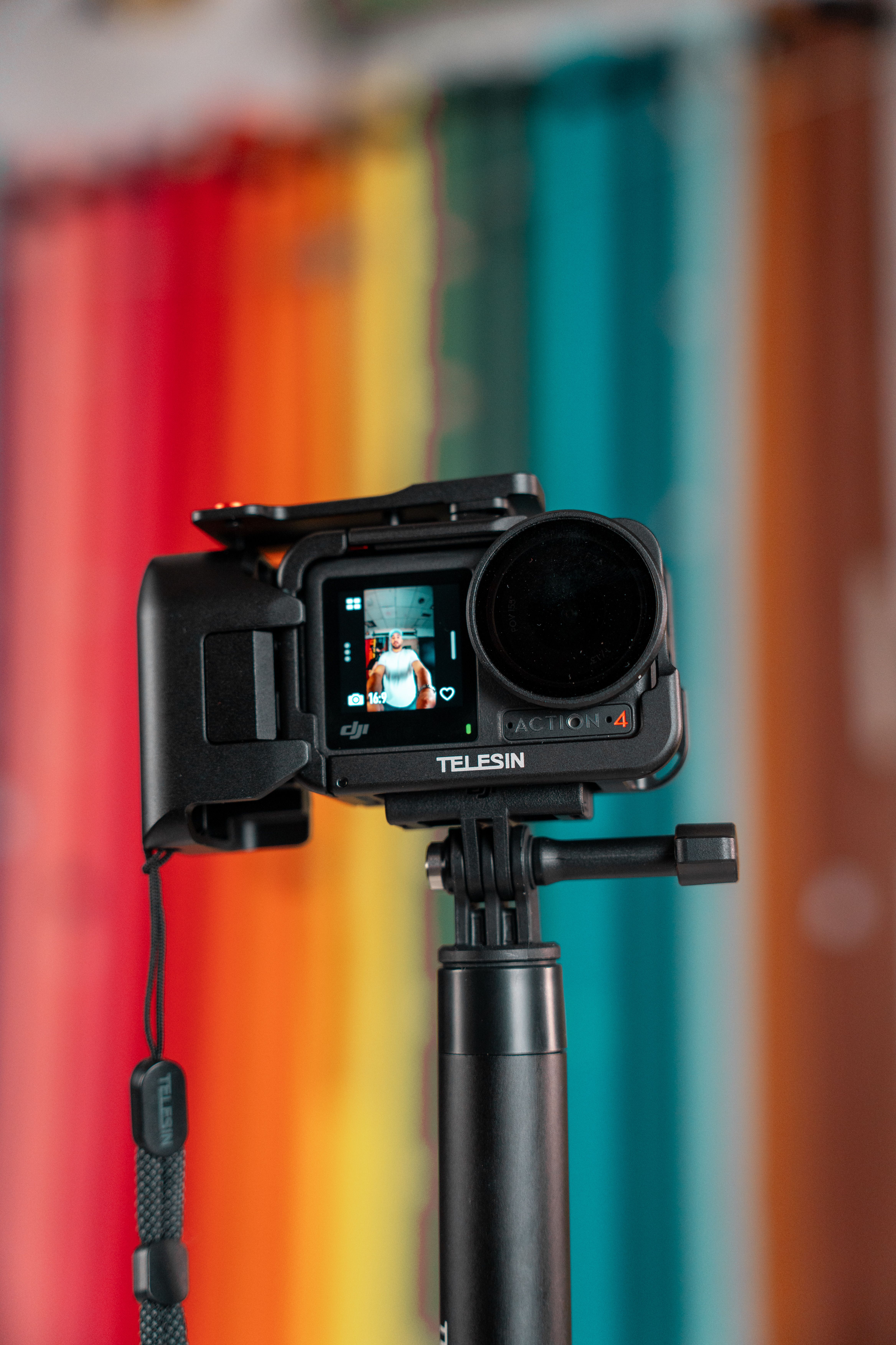 Professional Camera on Stabilizing Gimbal · Free Stock Photo