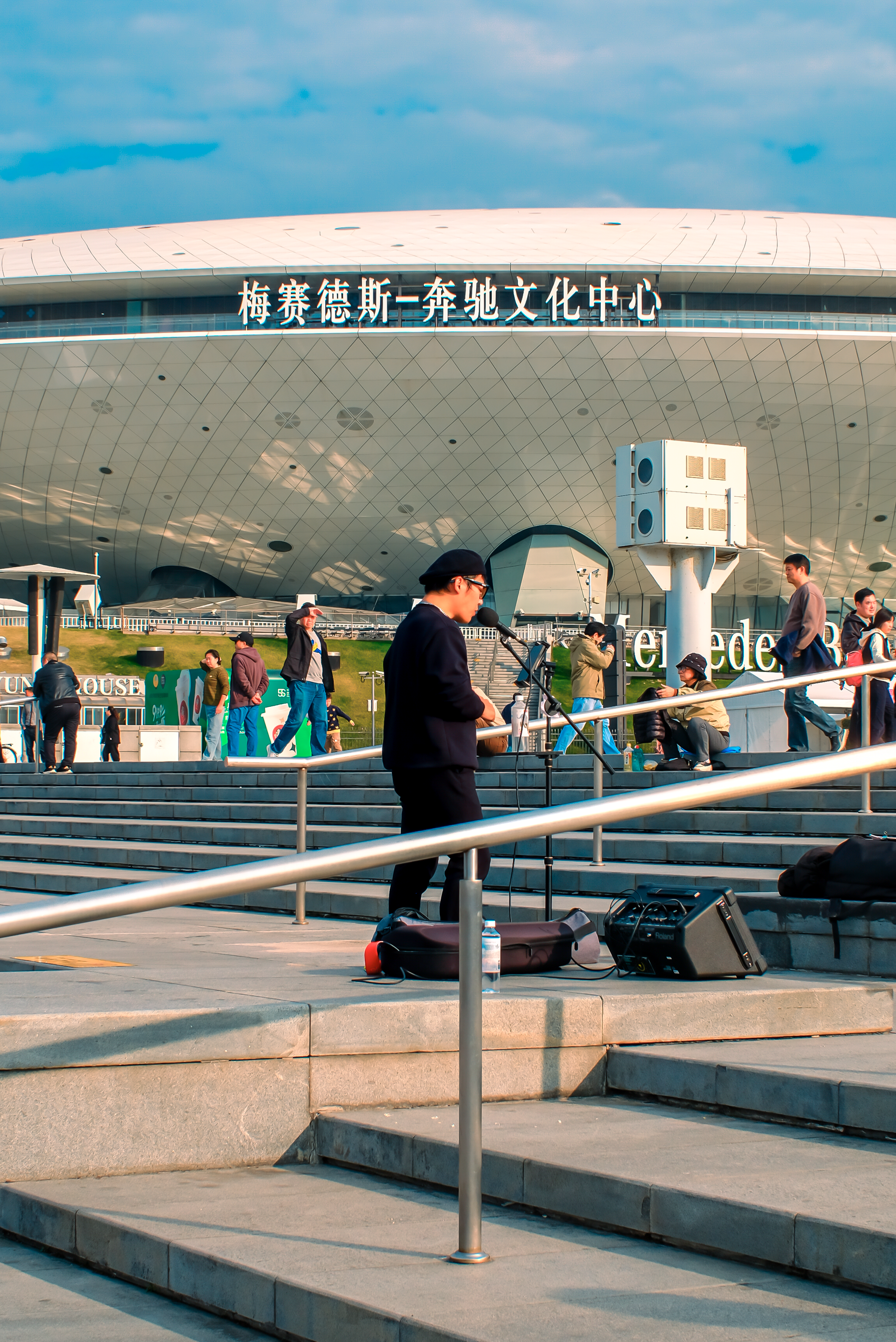 Street Performer at Mercedes-Benz Arena, Shanghai · Free Stock Photo