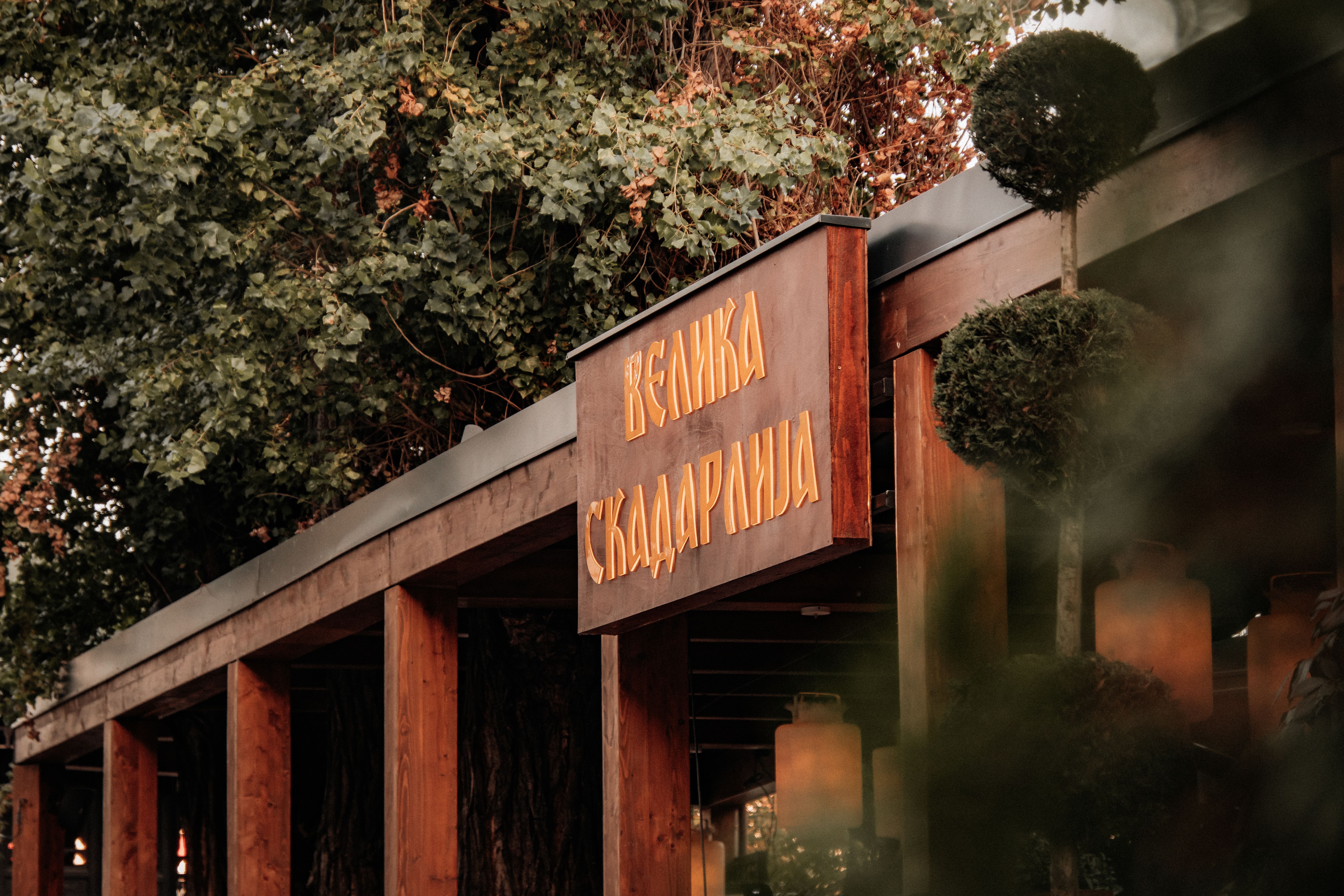 Charming Outdoor Restaurant in Autumn · Free Stock Photo