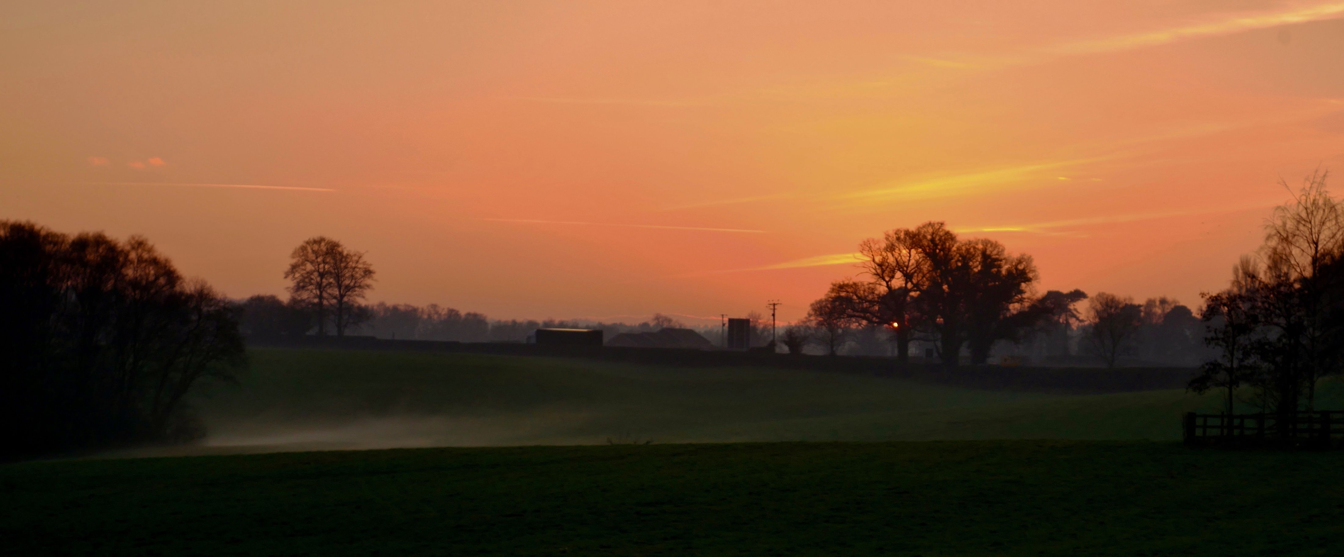 Free stock photo of field, manchester, red sky
