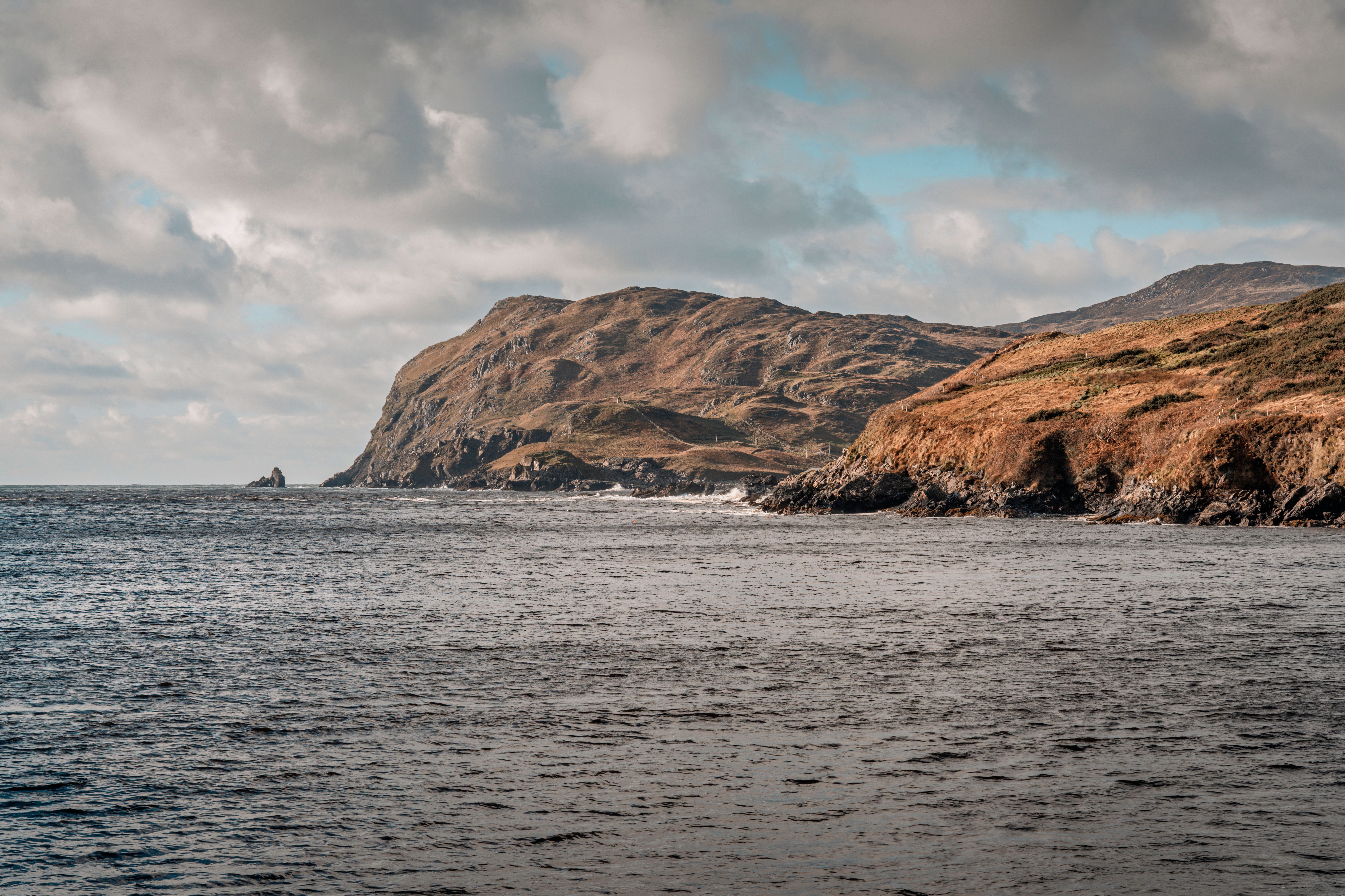 Stunning Irish Coastal Cliffs and Seascape · Free Stock Photo