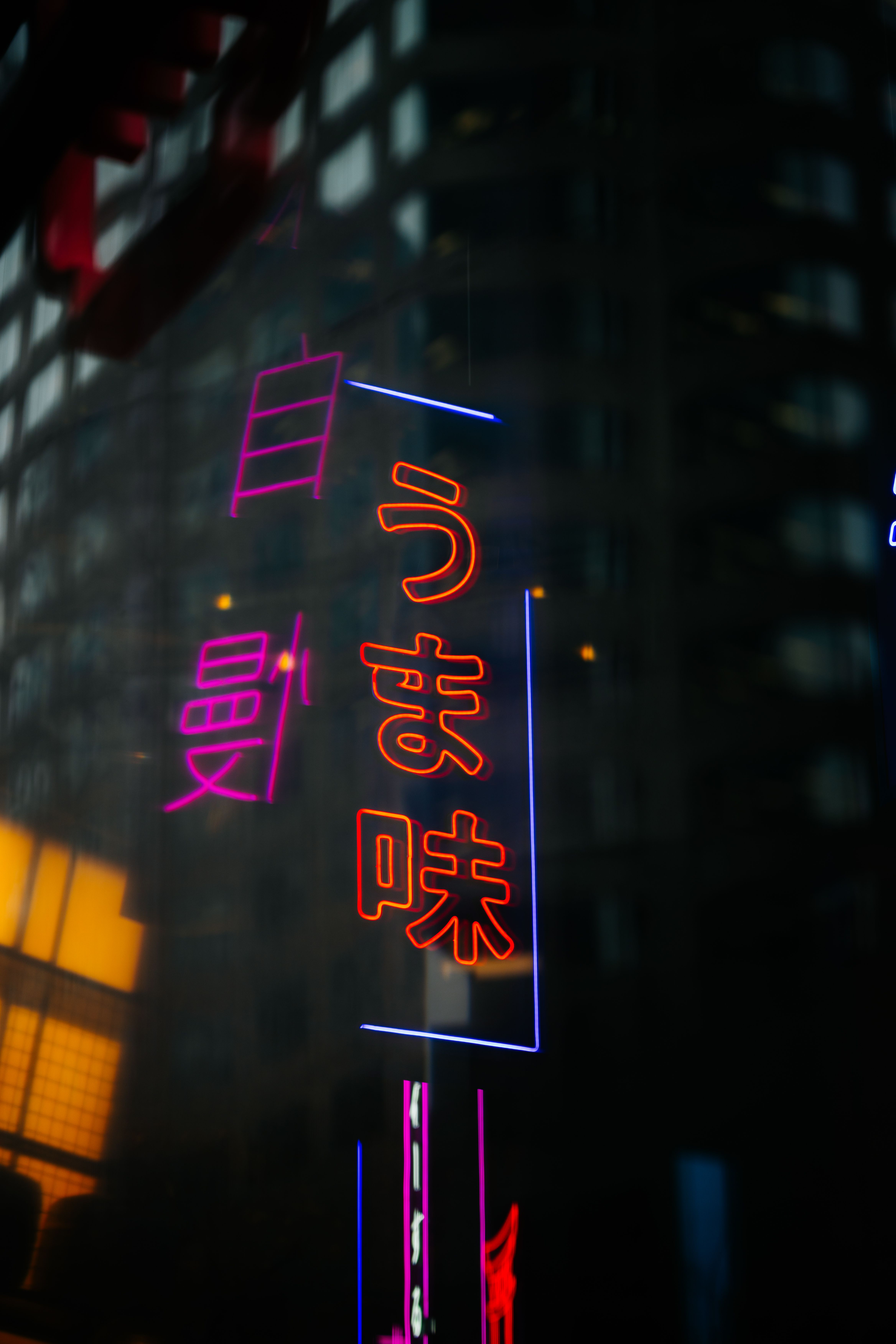 Neon Sign in Montréal's Nightlife District · Free Stock Photo
