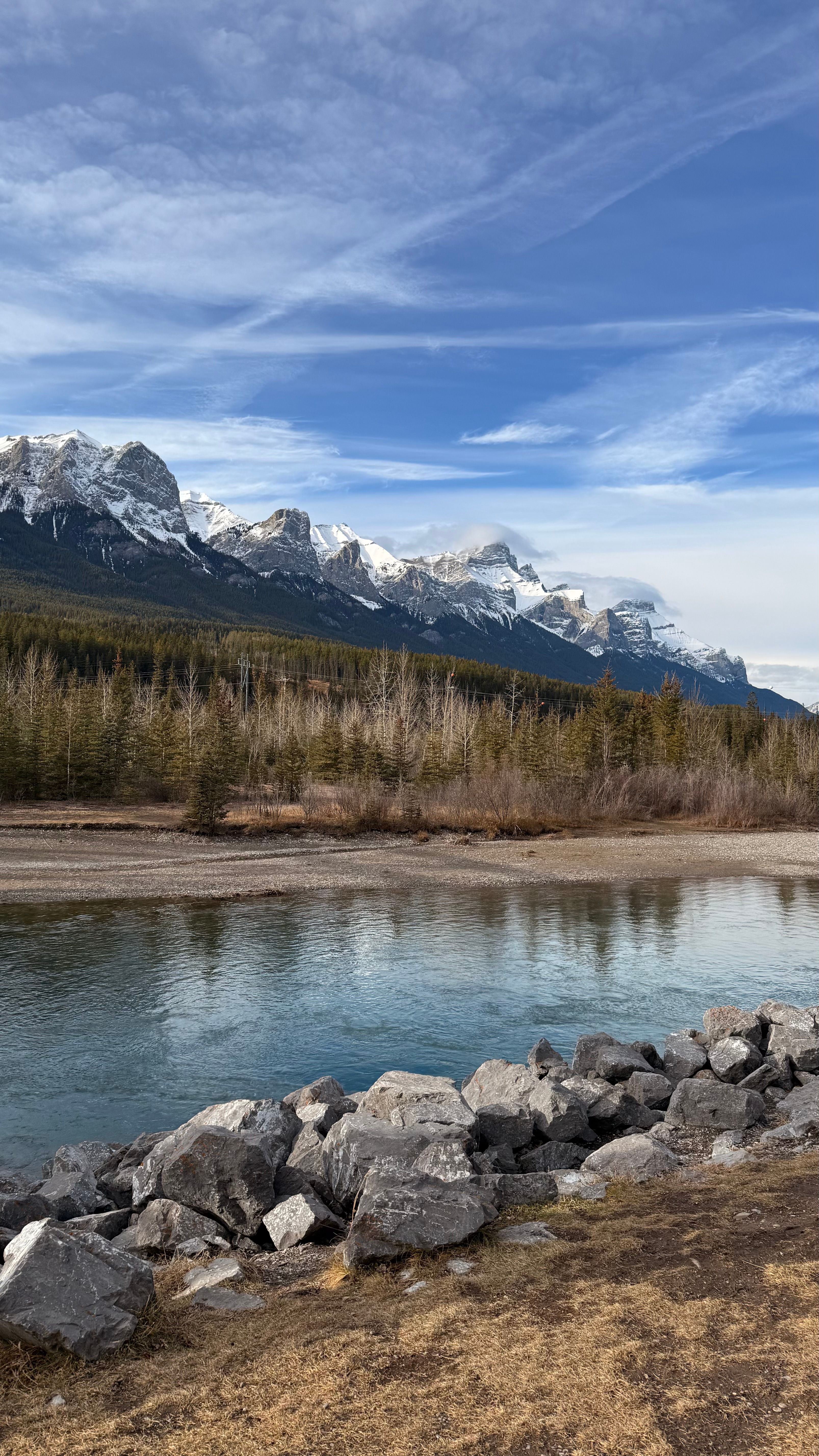 Stunning View of Canadian Rockies in Winter · Free Stock Photo