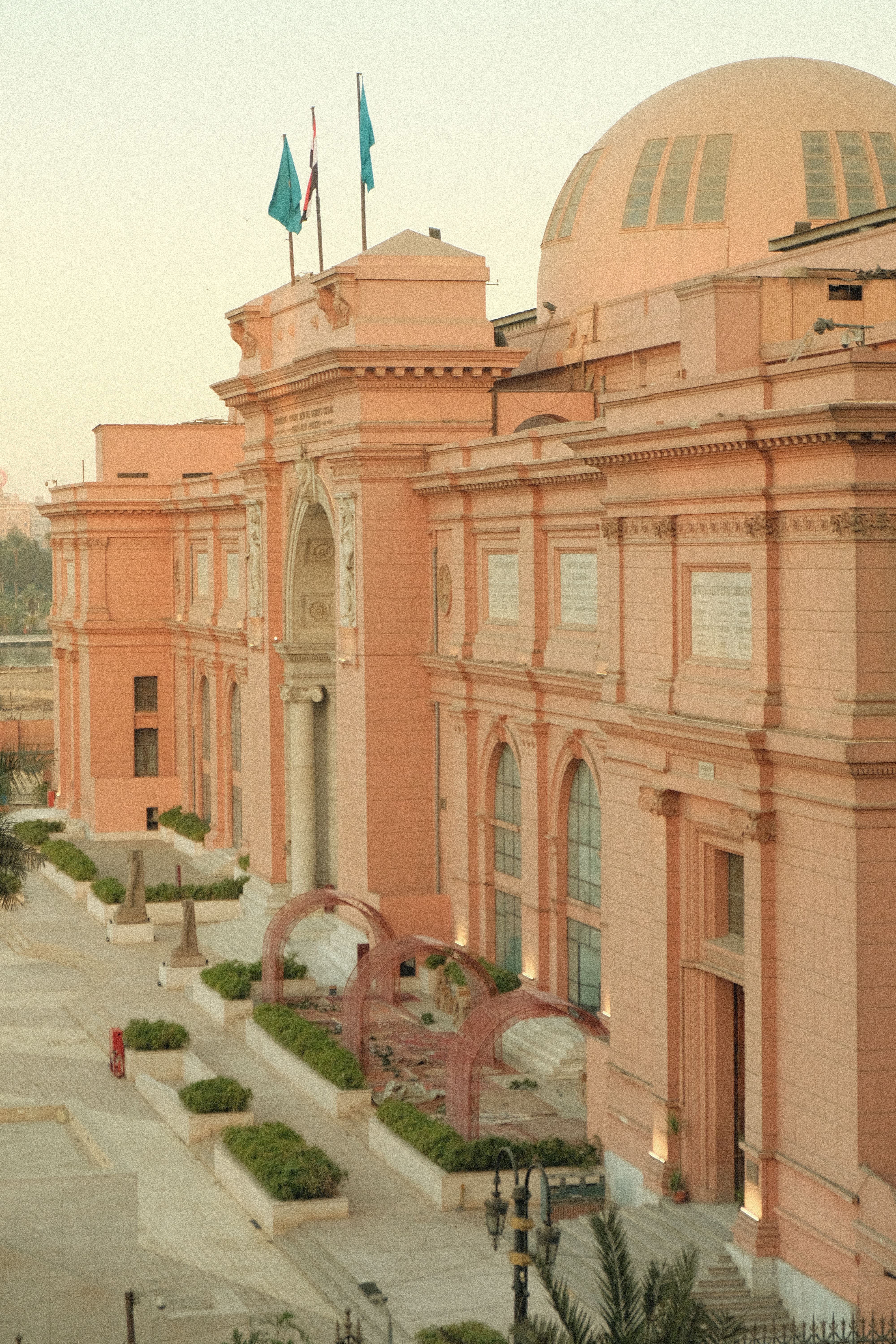Egyptian Museum at Sunset in Cairo · Free Stock Photo