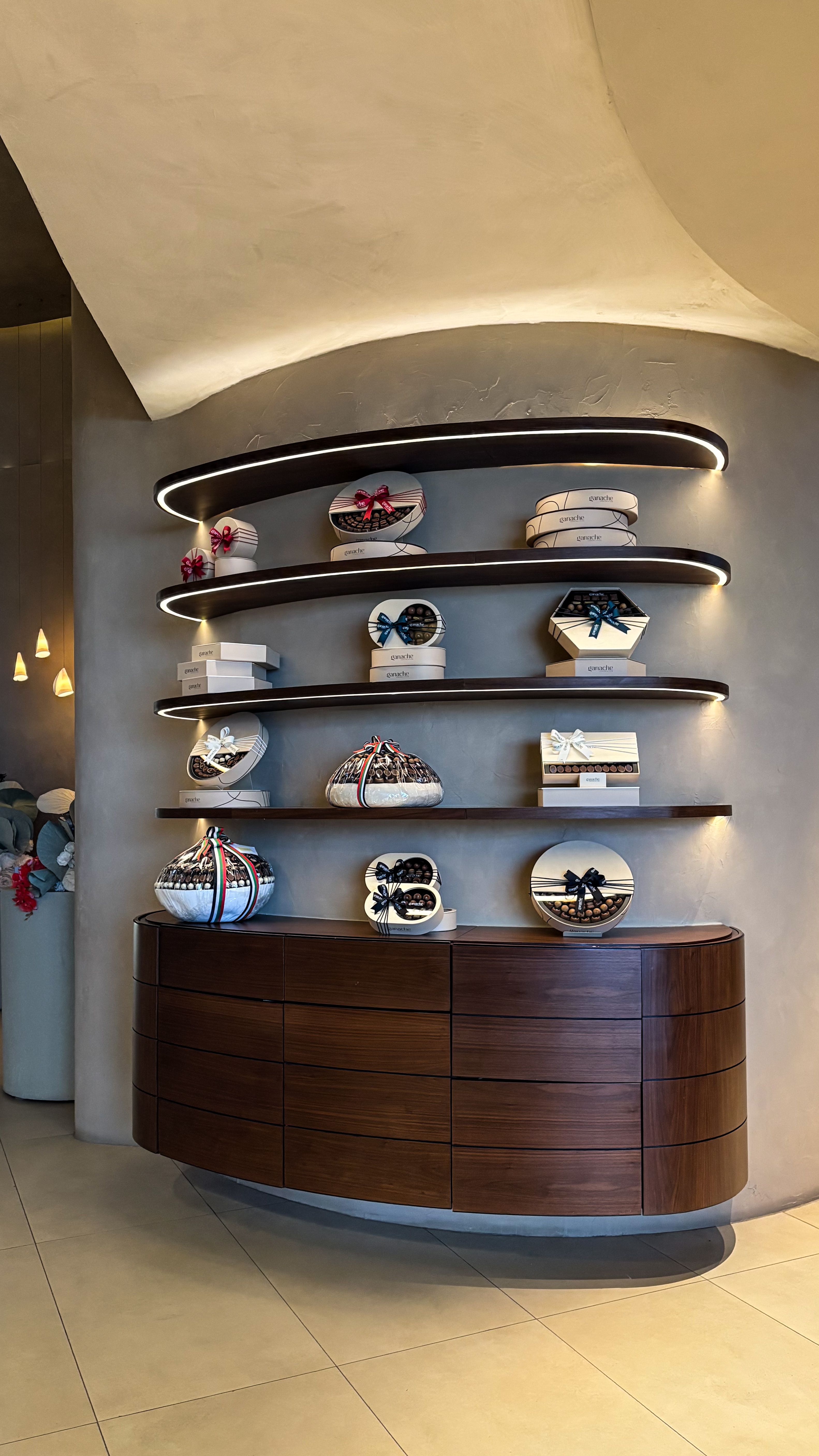 Elegant Display of Gourmet Chocolates in Modern Interior · Free Stock Photo
