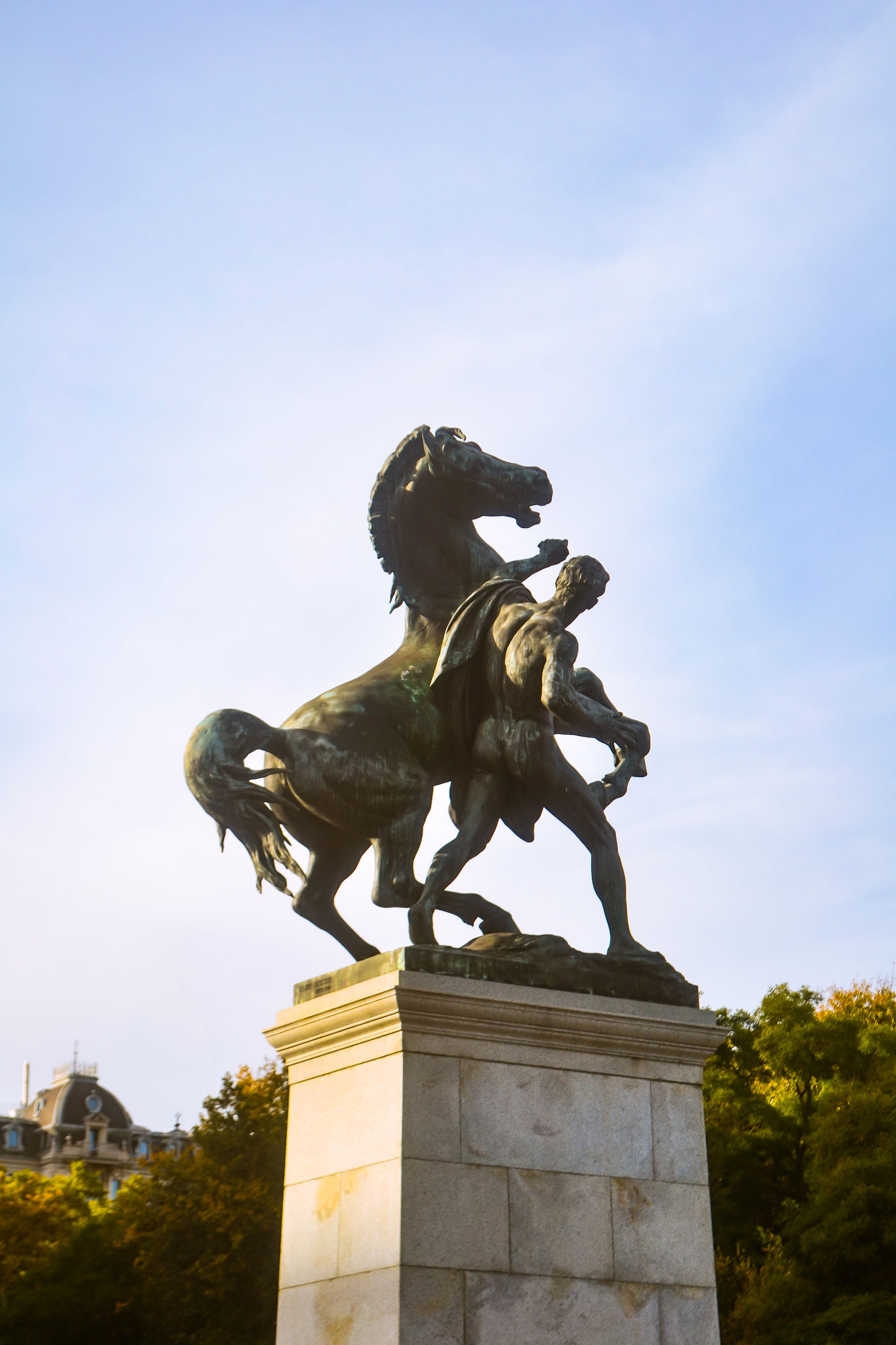Equestrian Statue in Vienna's City Park · Free Stock Photo