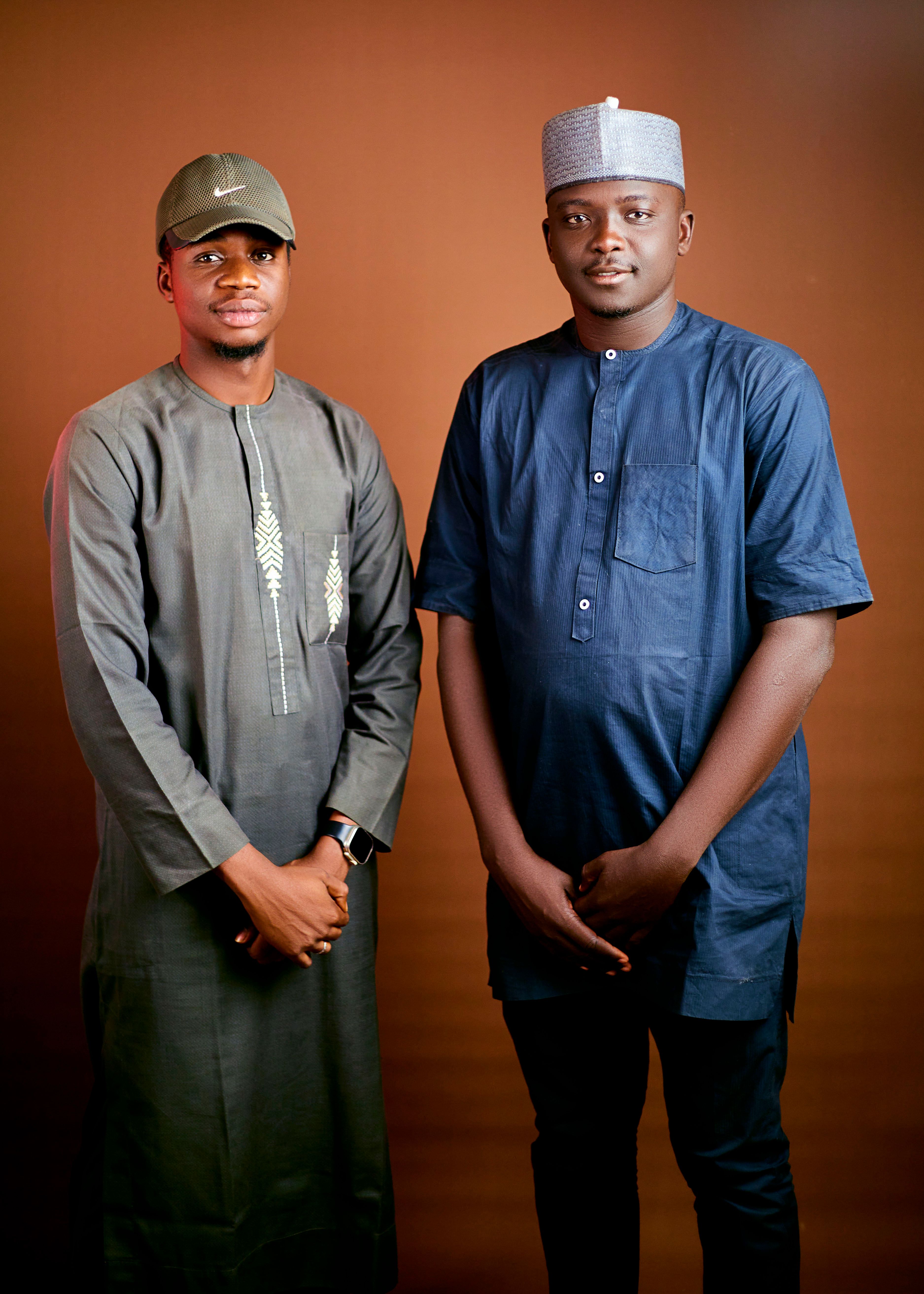 Portrait of Two Men in Traditional Attire · Free Stock Photo