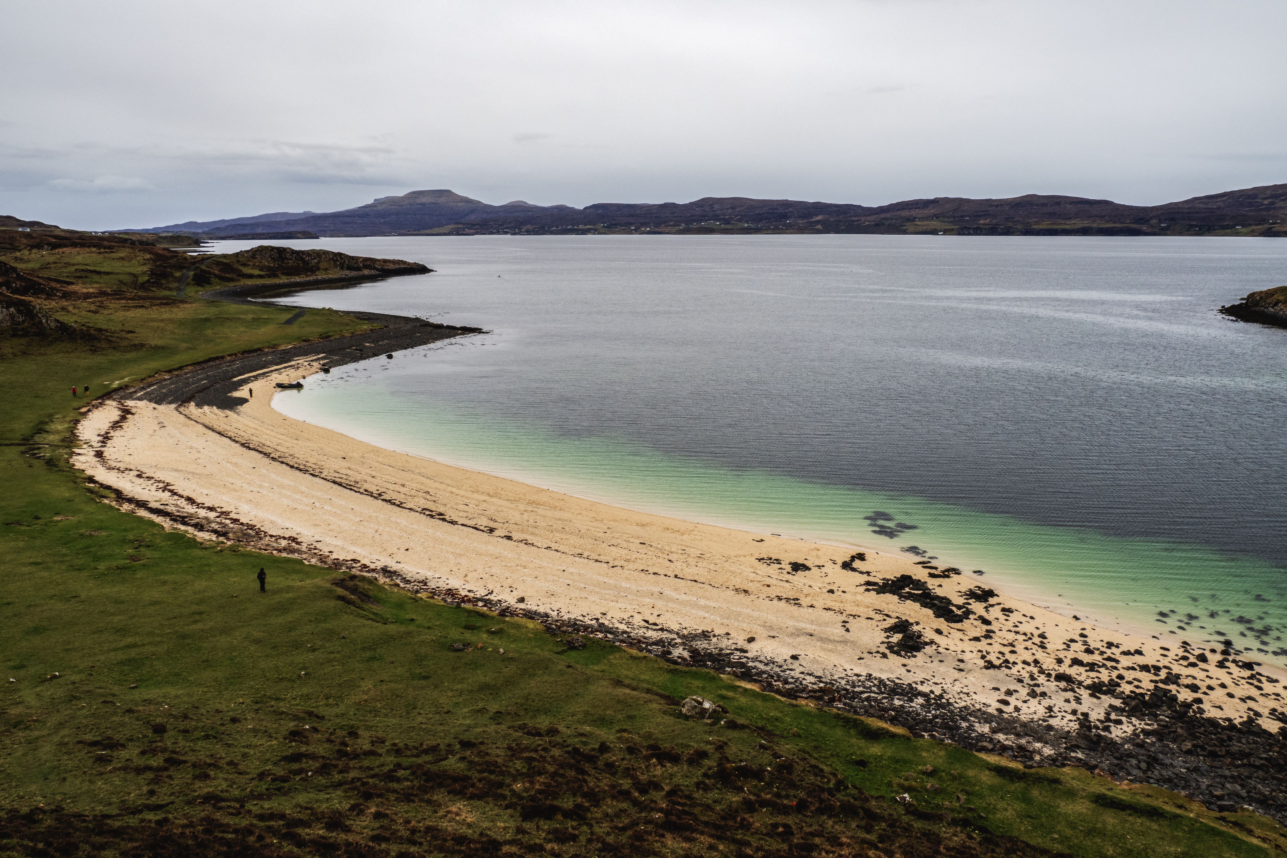 Scenic Coastal Landscape with Sandy Beach · Free Stock Photo