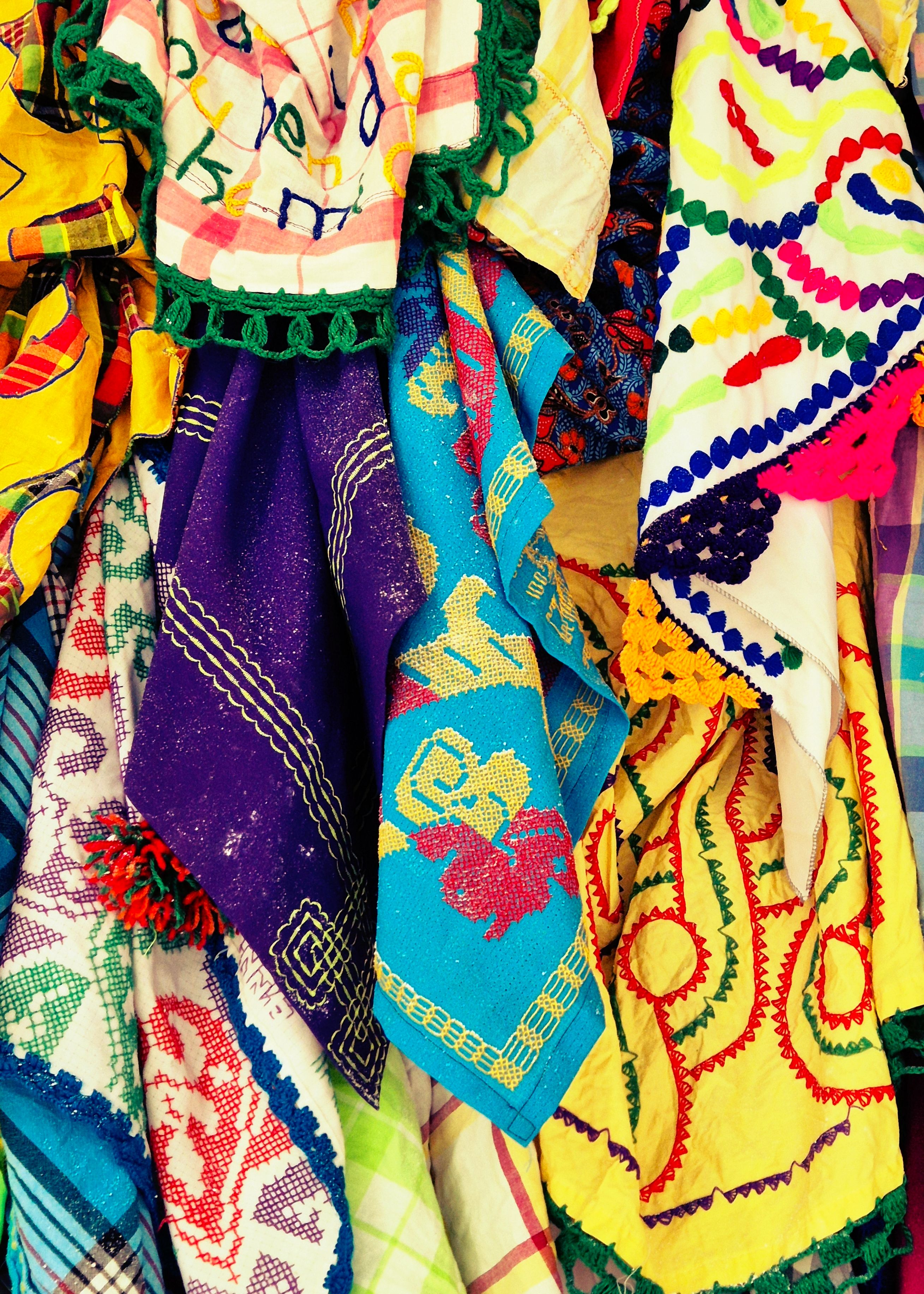 Vibrant Traditional Textile Patterns Background · Free Stock Photo