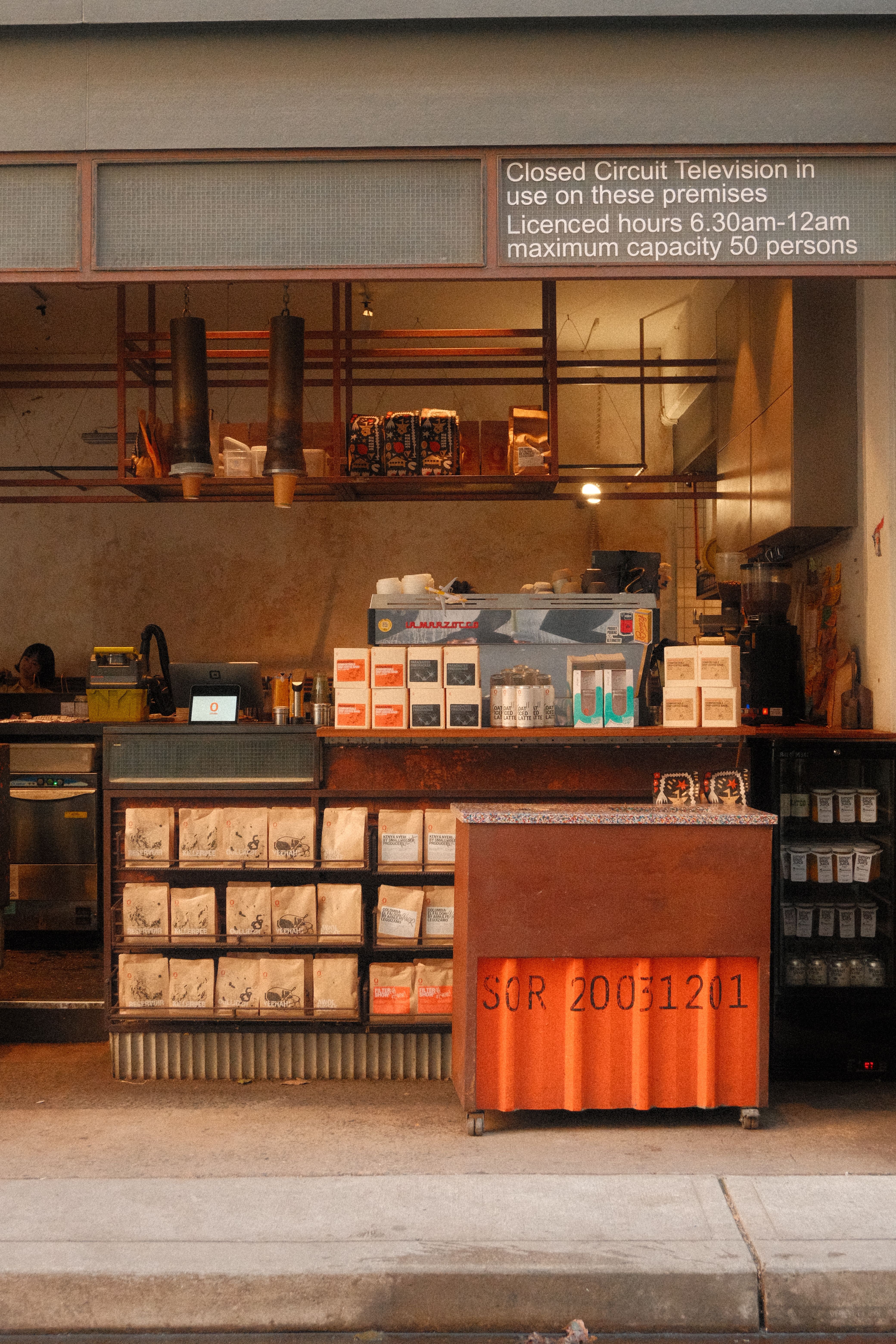 Cozy Coffee Shop Counter with Supplies · Free Stock Photo
