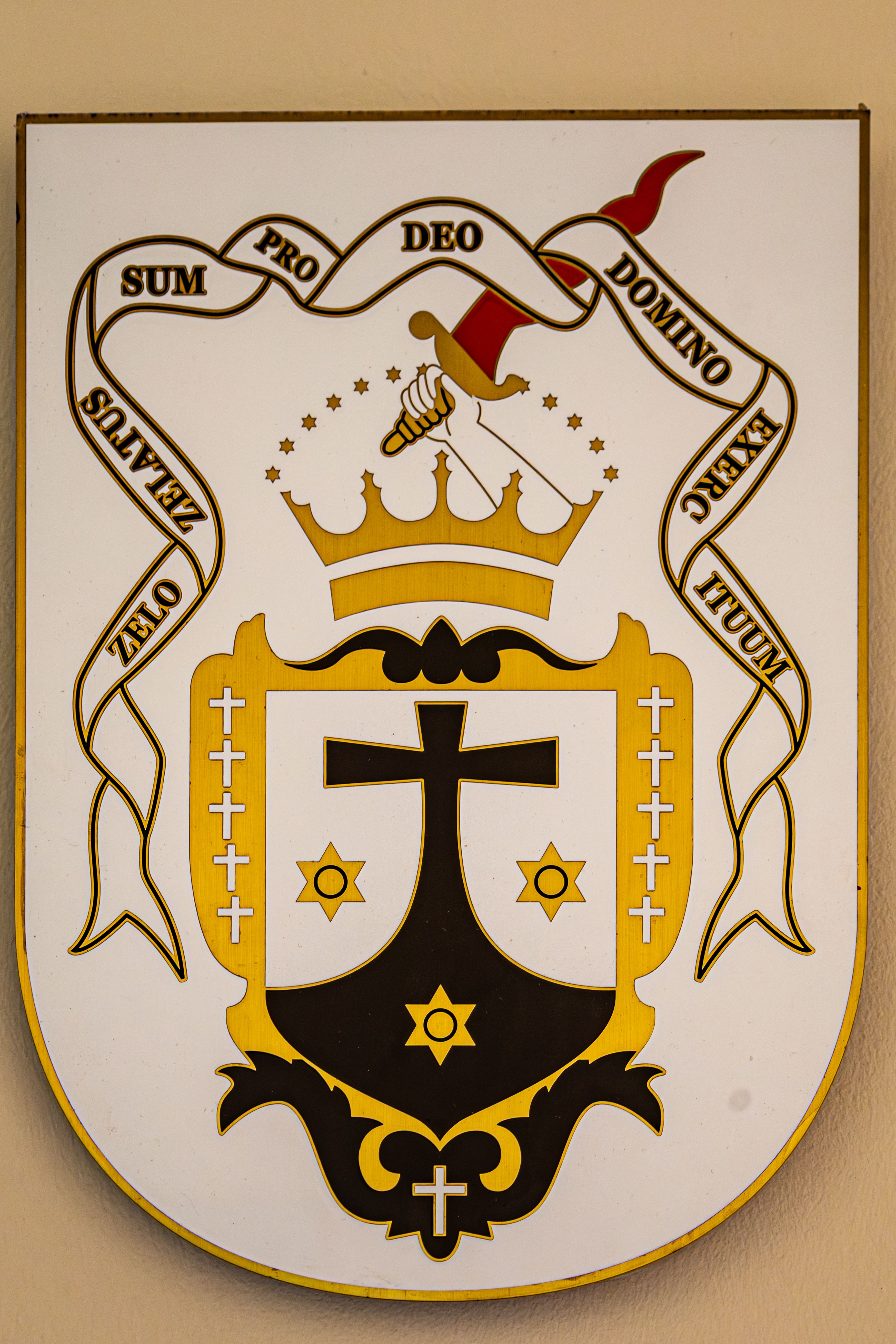 Carmelite Coat of Arms Emblem on Wall · Free Stock Photo