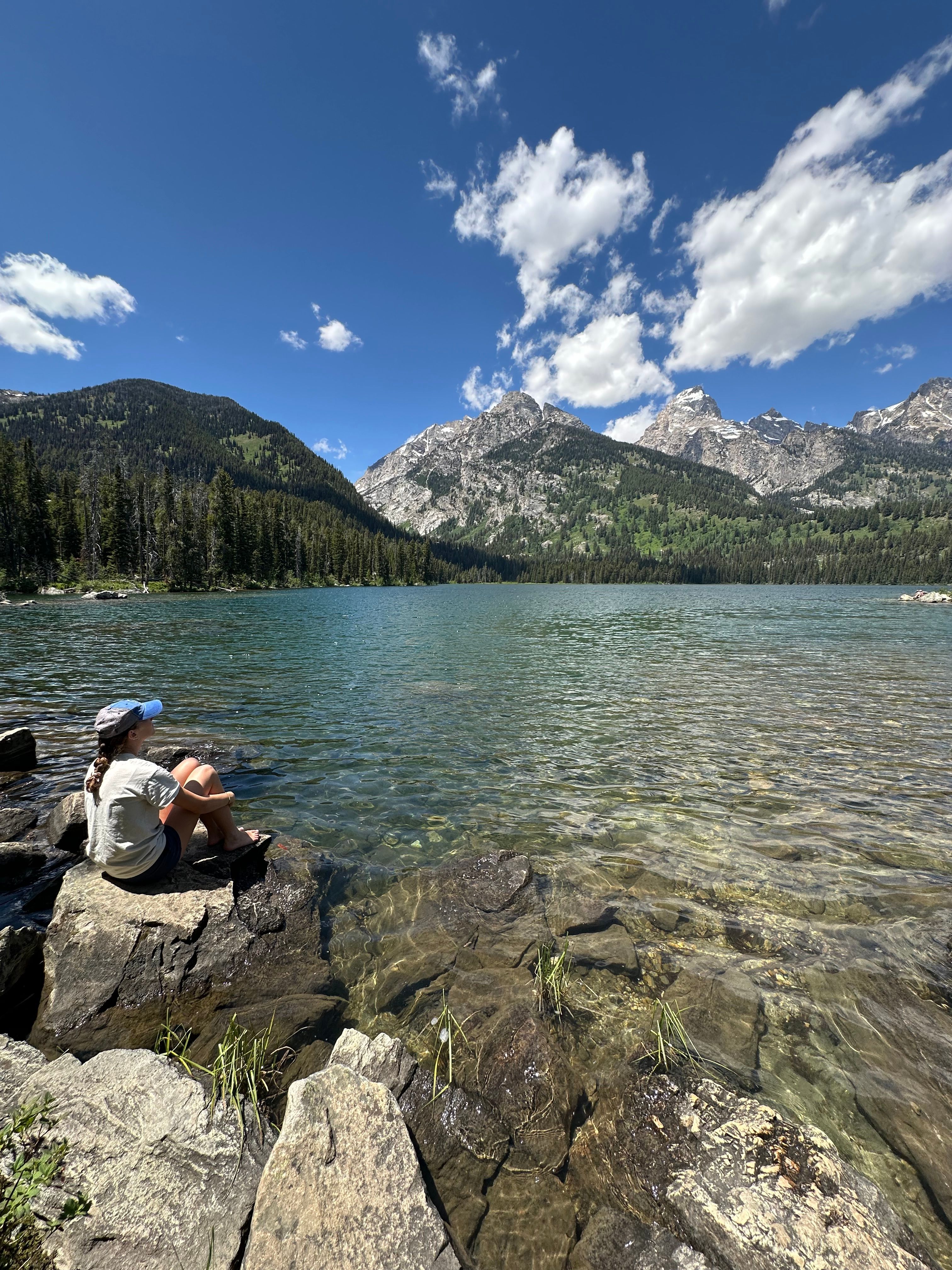 Scenic View of Leigh Lake in Grand Teton National Park · Free Stock Photo