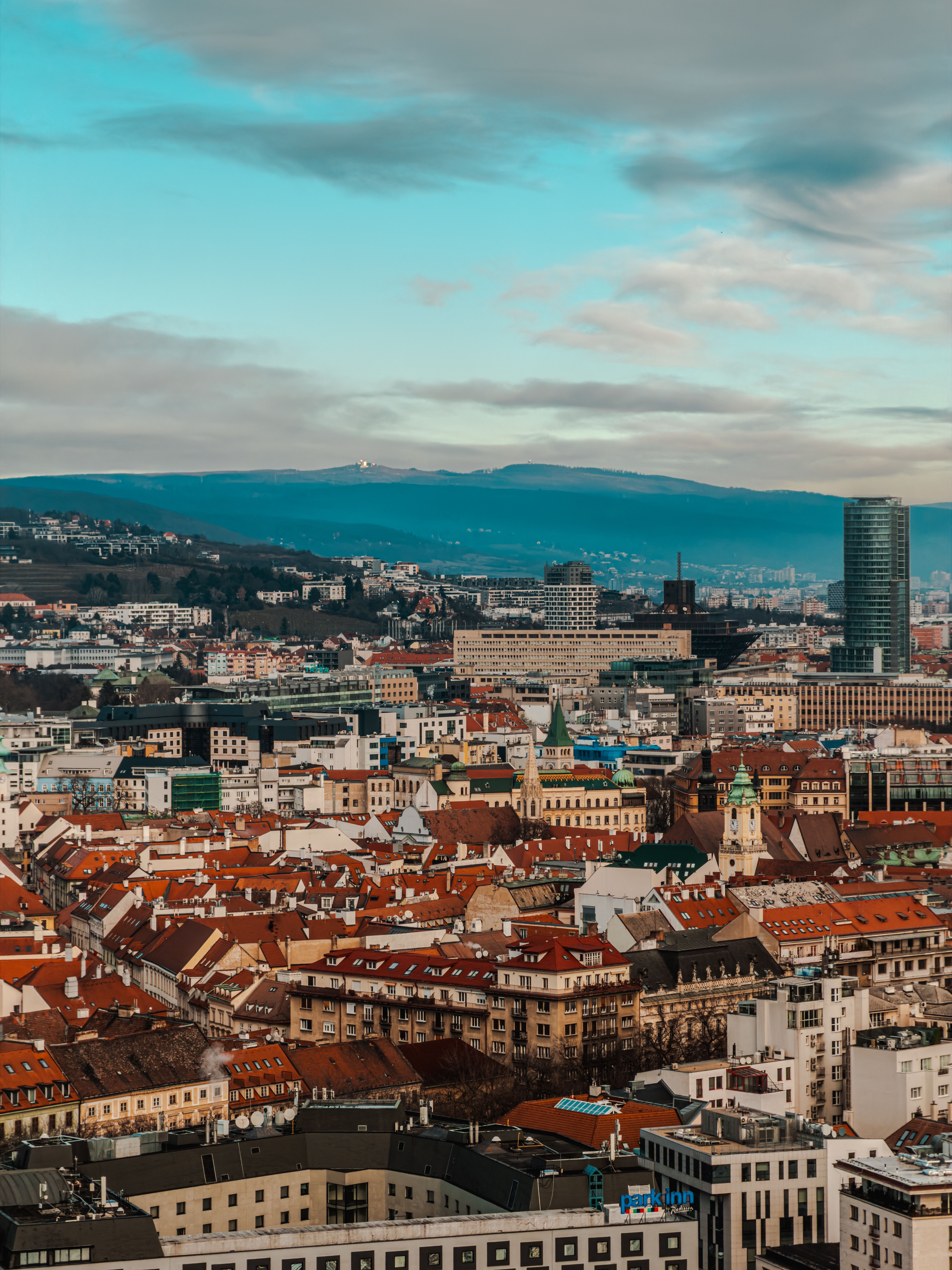 Aerial View of Scenic Vienna Cityscape · Free Stock Photo