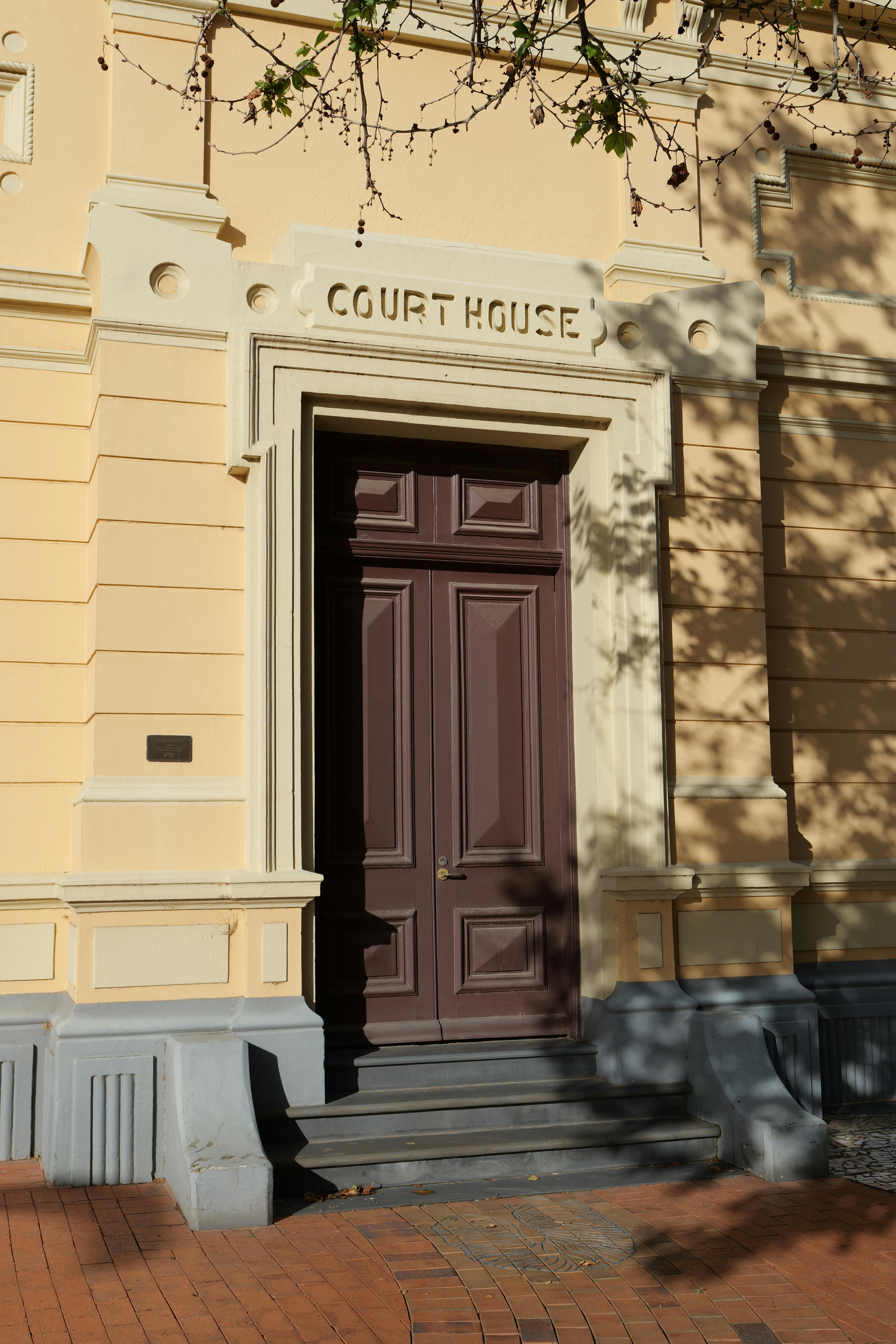 Historic Courthouse Entrance in Adelaide · Free Stock Photo