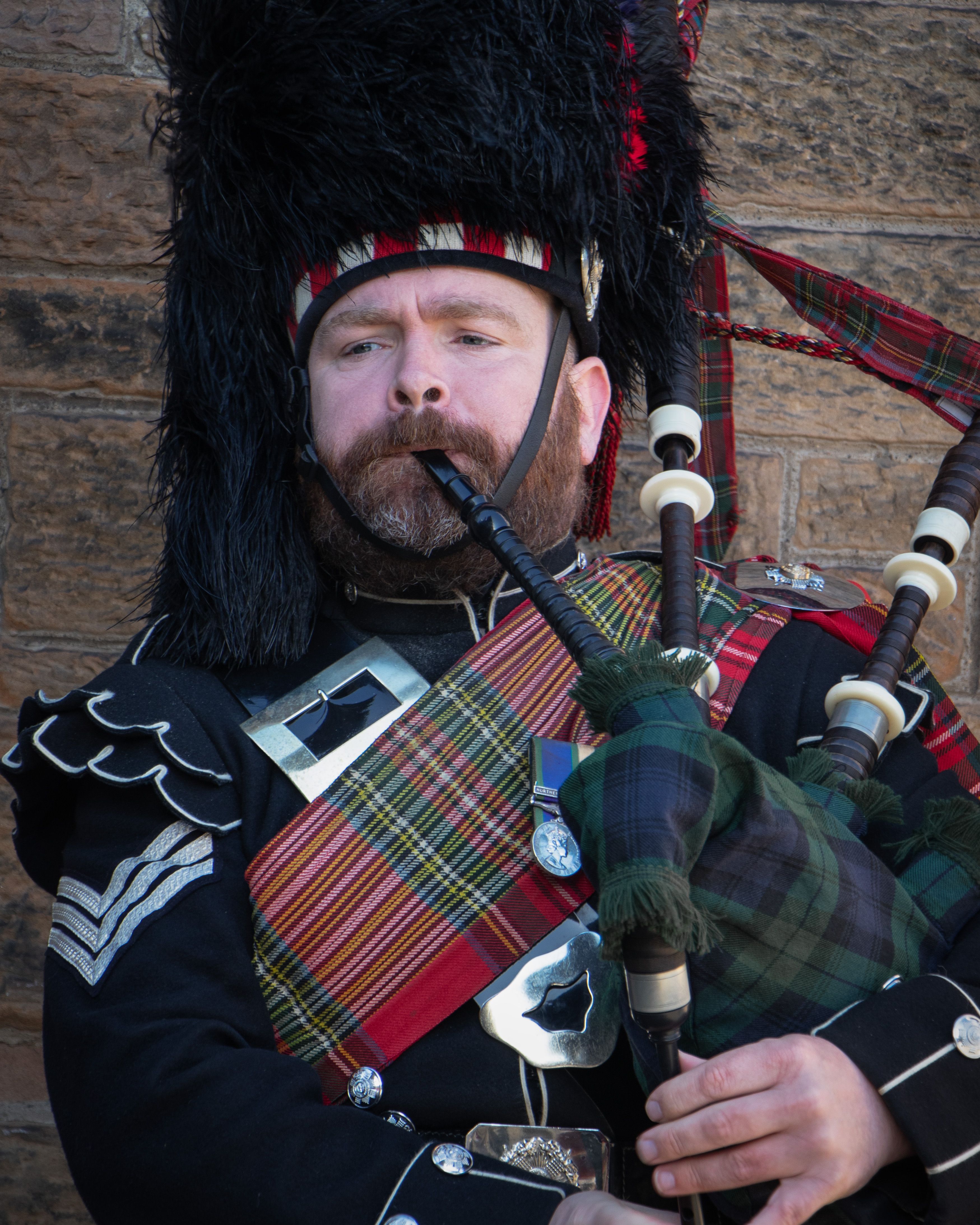 Gaitero Tradicional Escocés En Edimburgo · Foto de stock gratuita