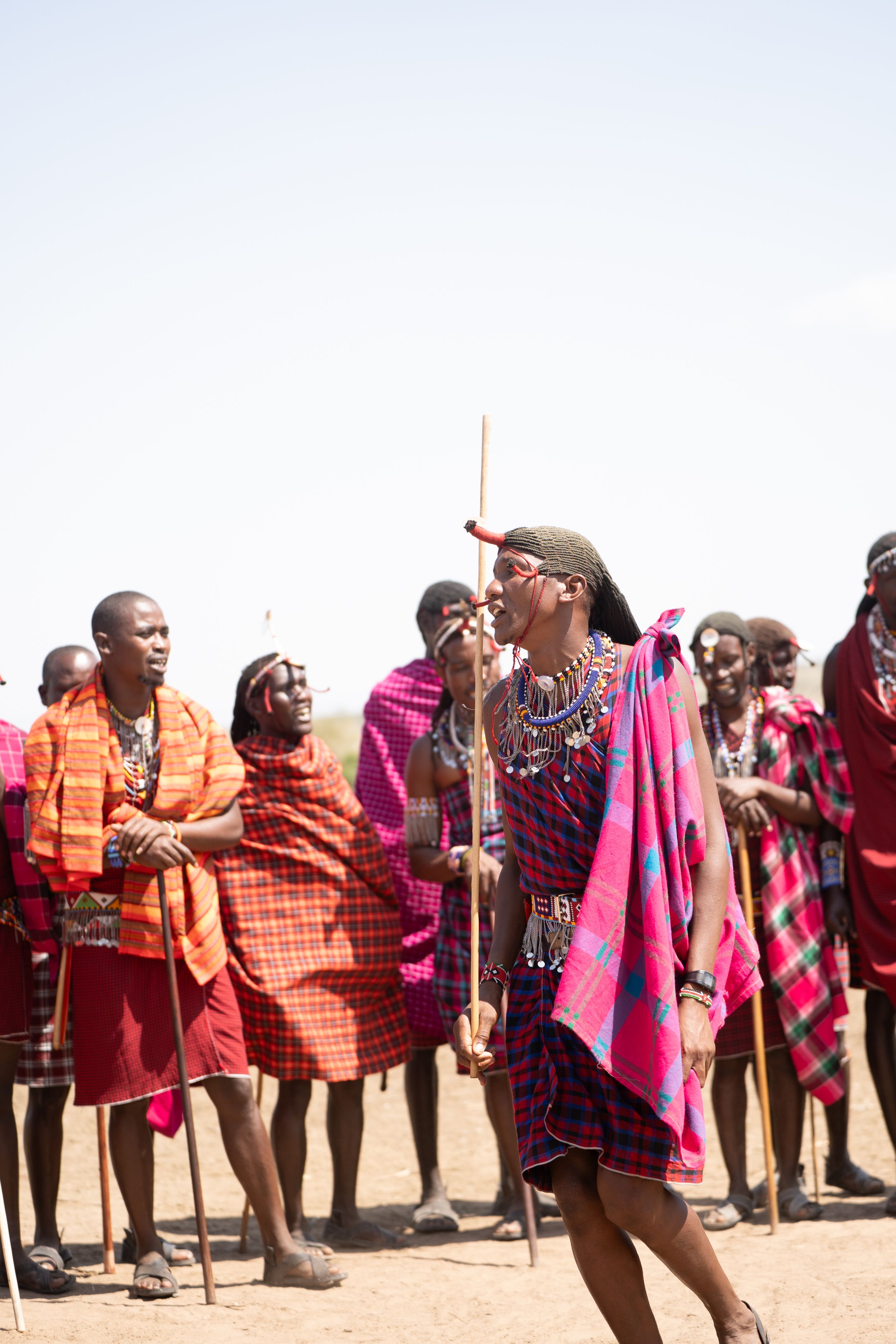 Colorful Maasai Tribe Ceremony in Kenya · Free Stock Photo