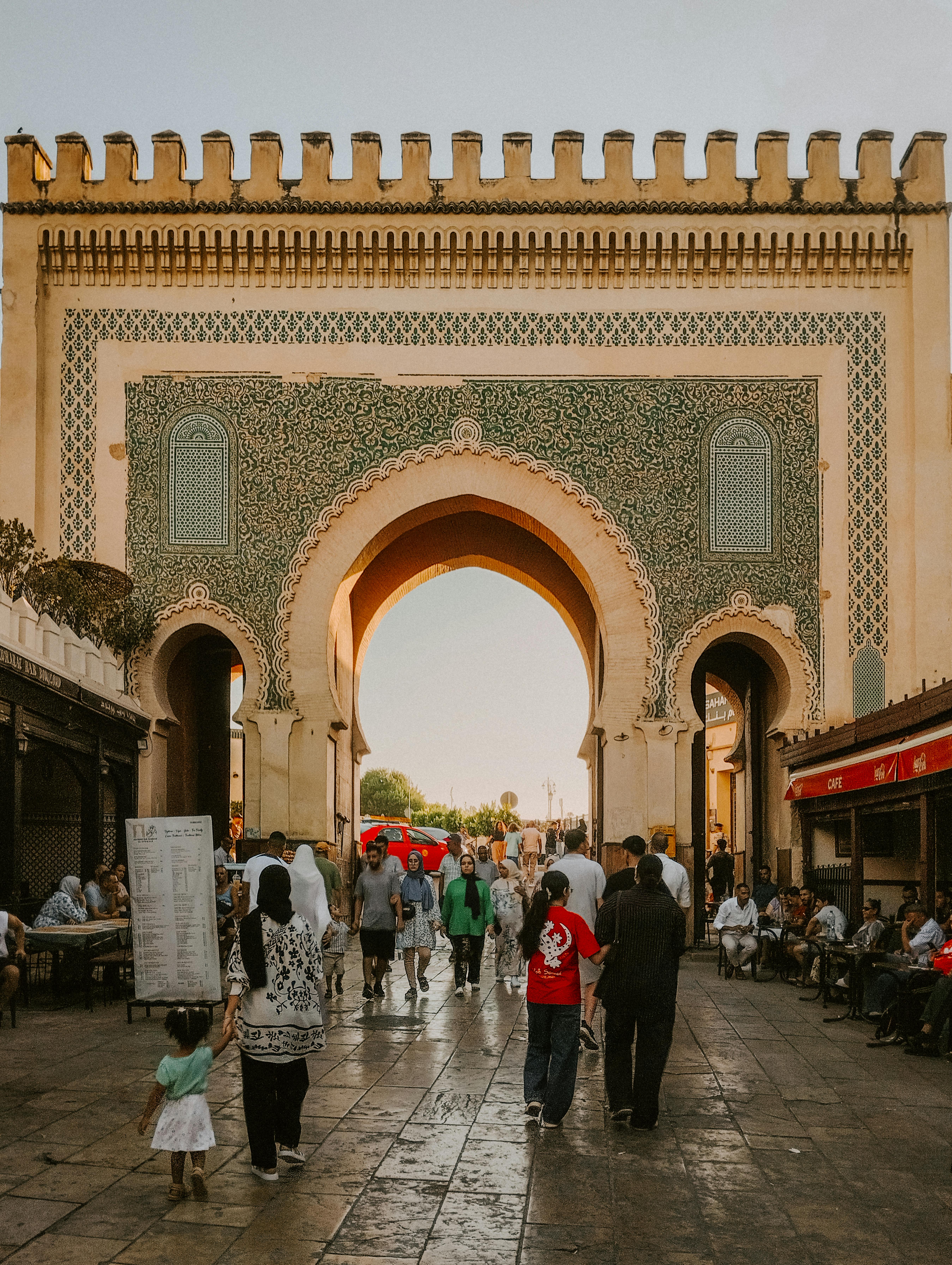 Iconic Blue Gate in Fes Medina, Morocco · Free Stock Photo