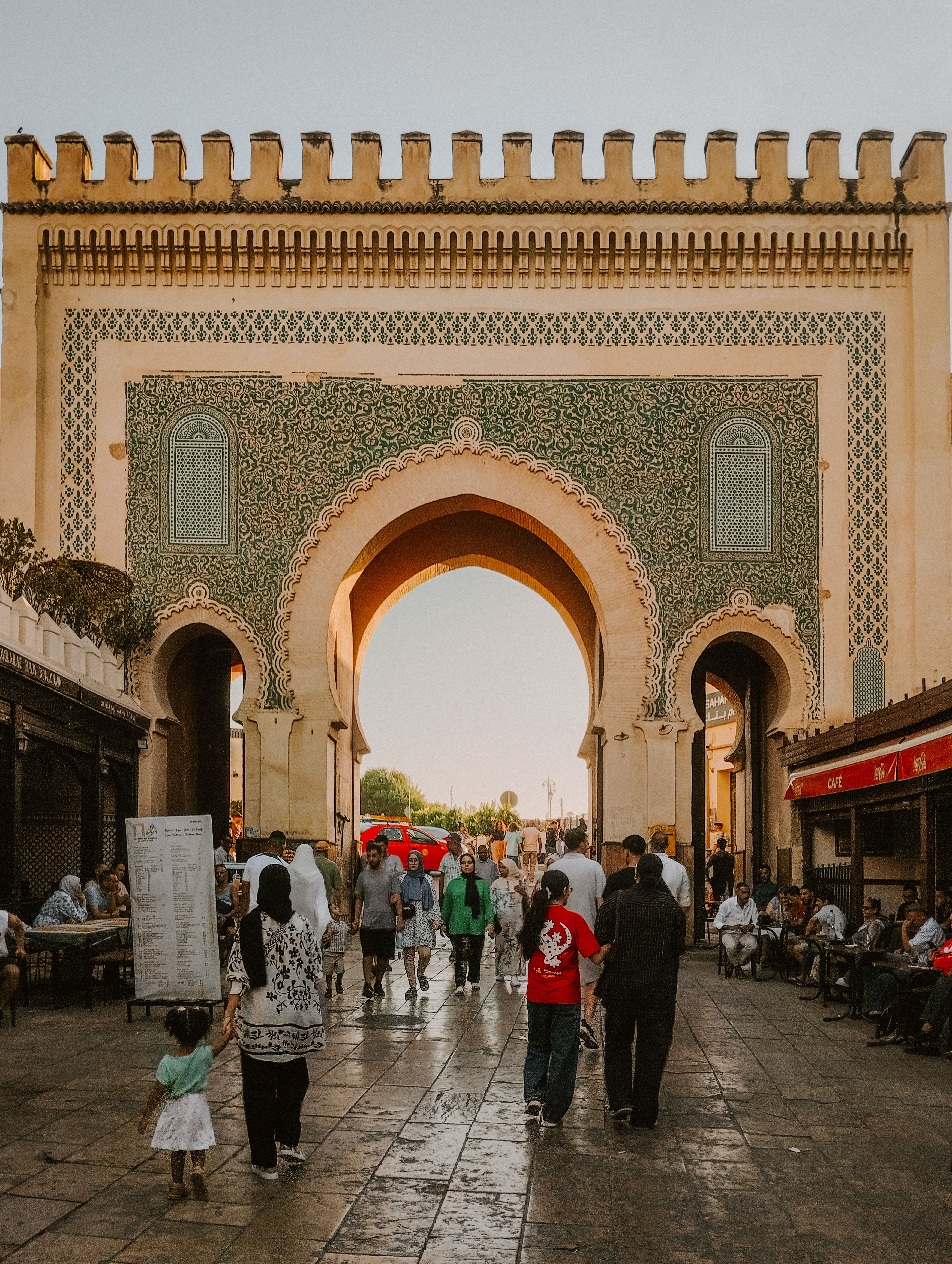 Iconic Blue Gate in Fes Medina, Morocco · Free Stock Photo