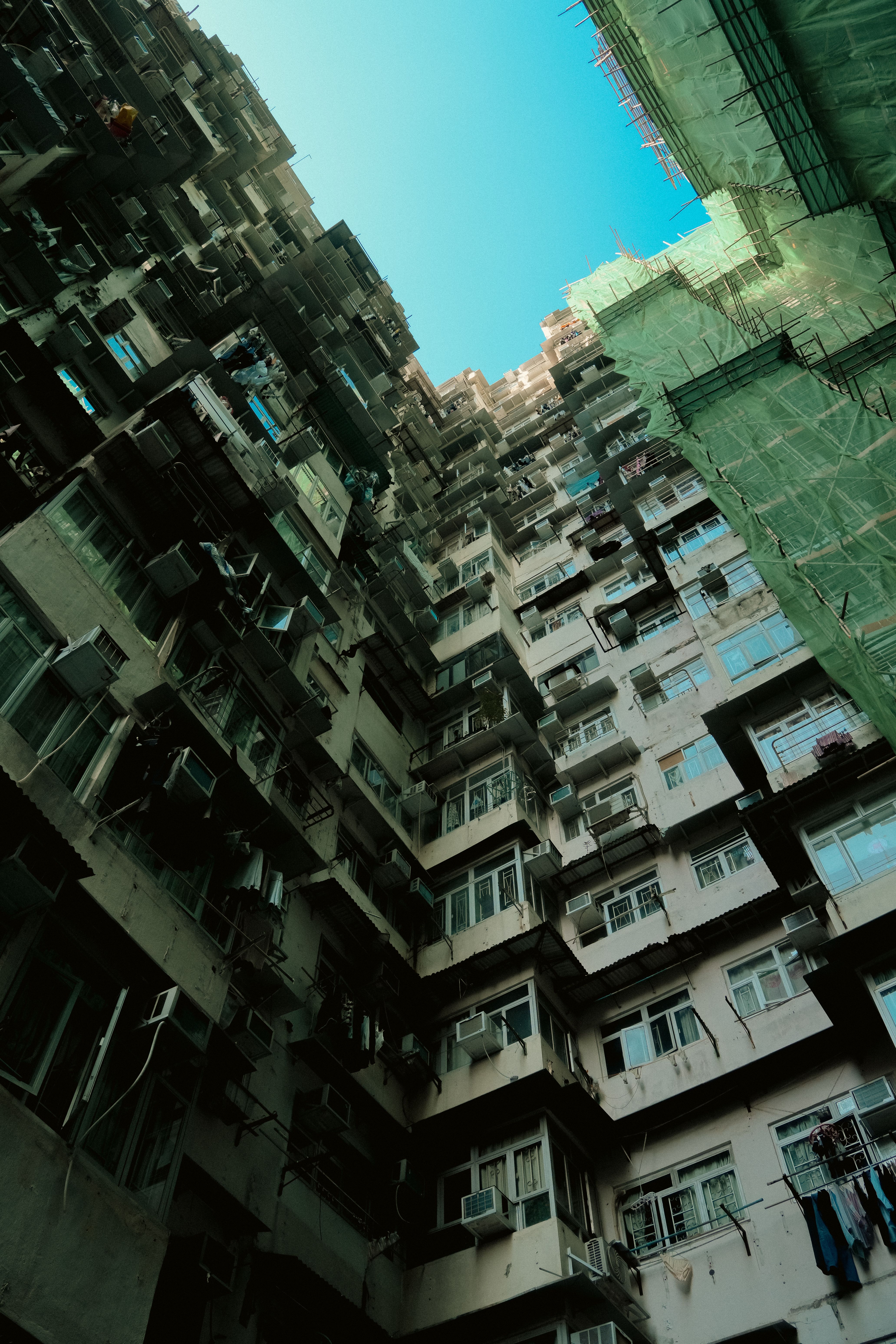 Dense Urban High-Rise Buildings in Hong Kong · Free Stock Photo