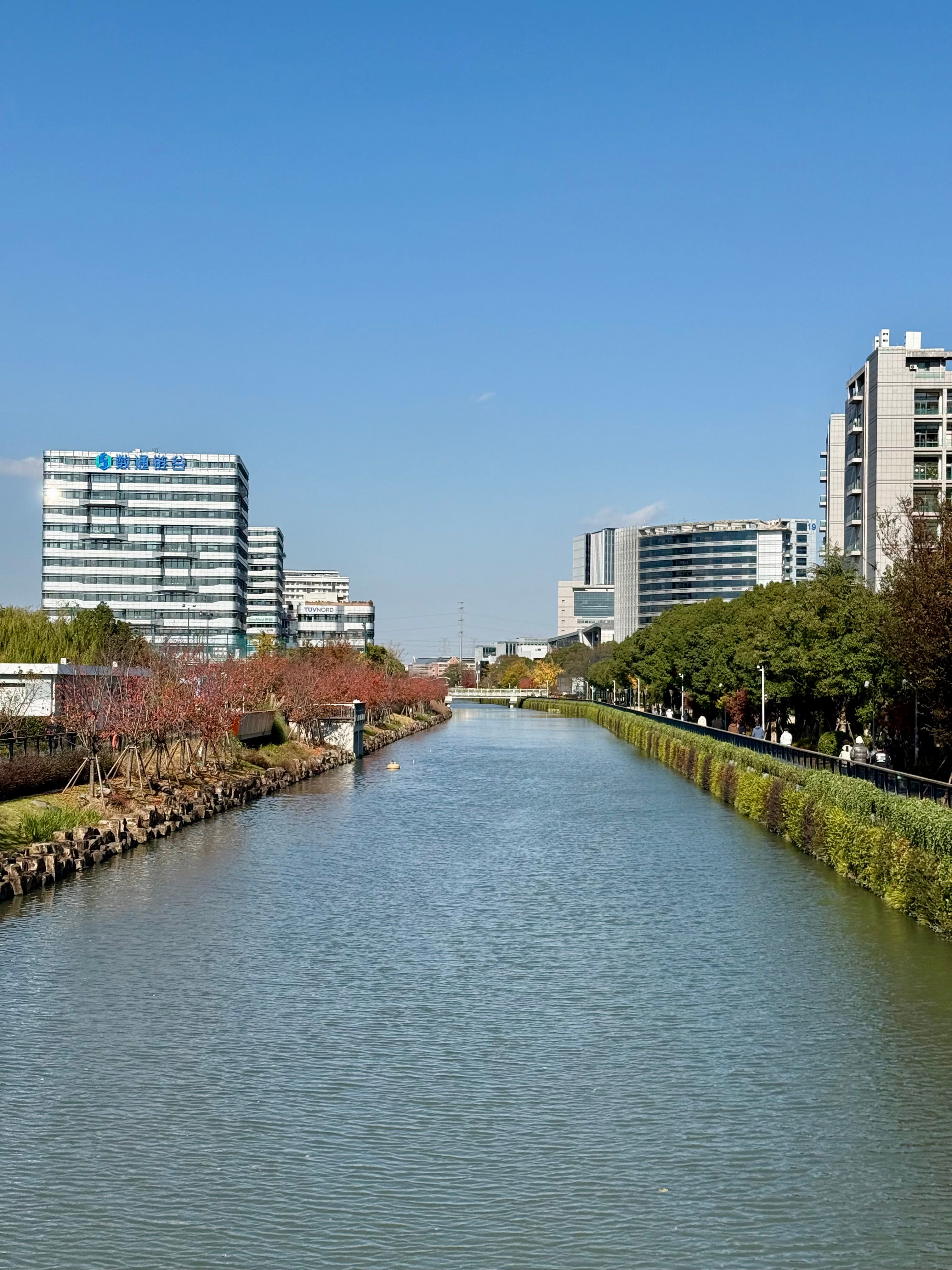 Urban River View in Shanghai with Modern Architecture · Free Stock Photo