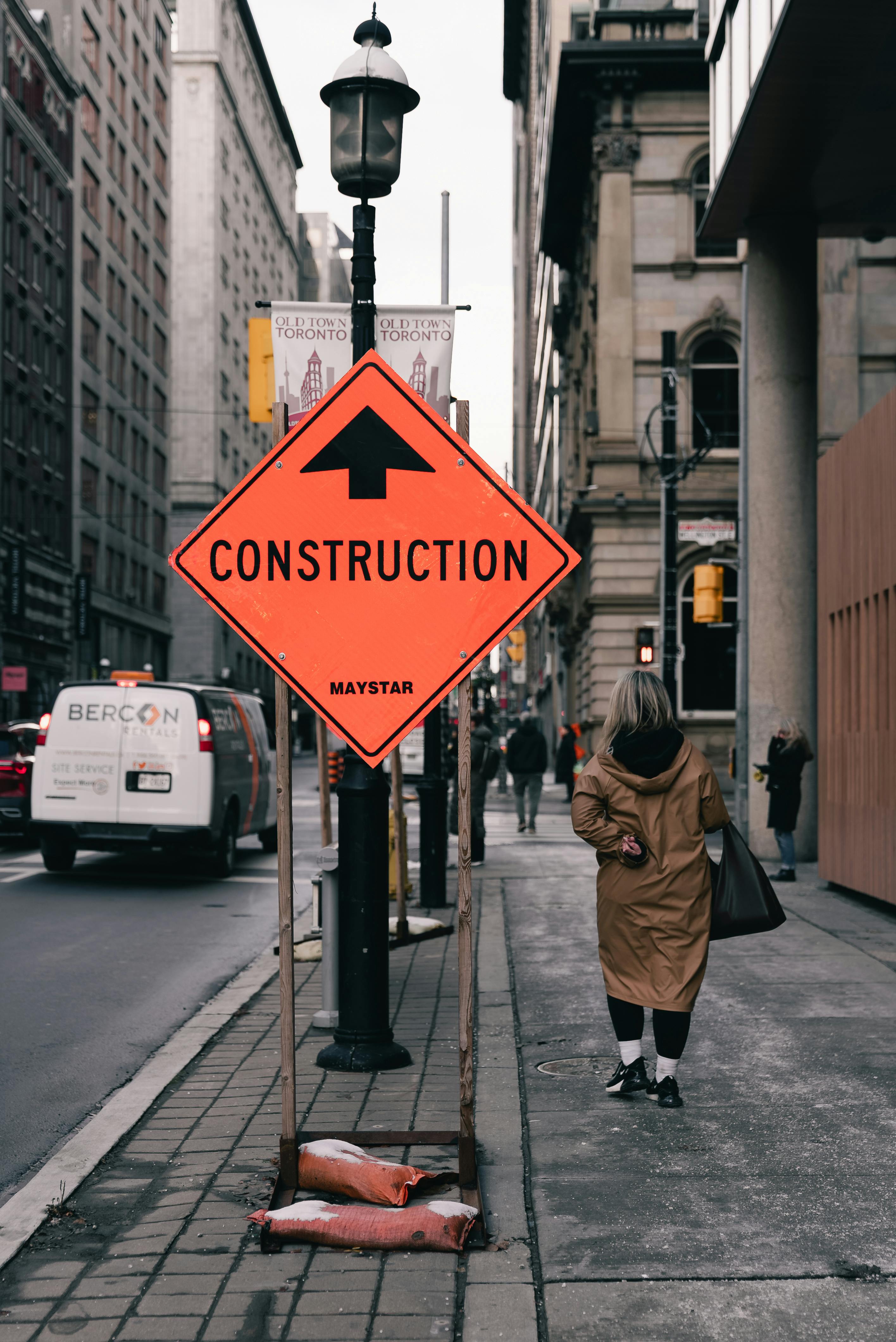 Construction Deep Excavation Signage Photos, Download The BEST Free ...