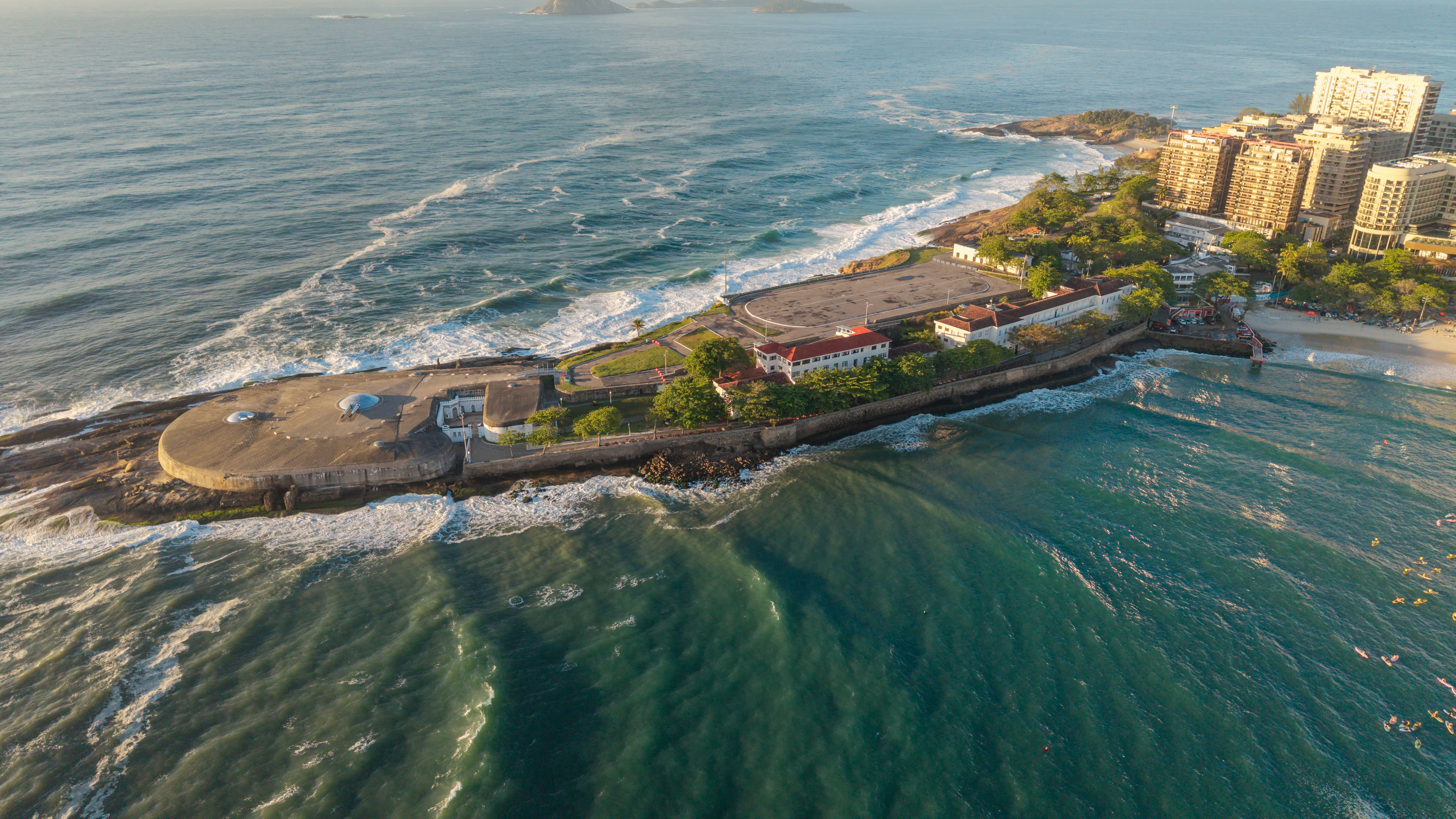 Aerial View of Fort Copacabana in Rio de Janeiro · Free Stock Photo