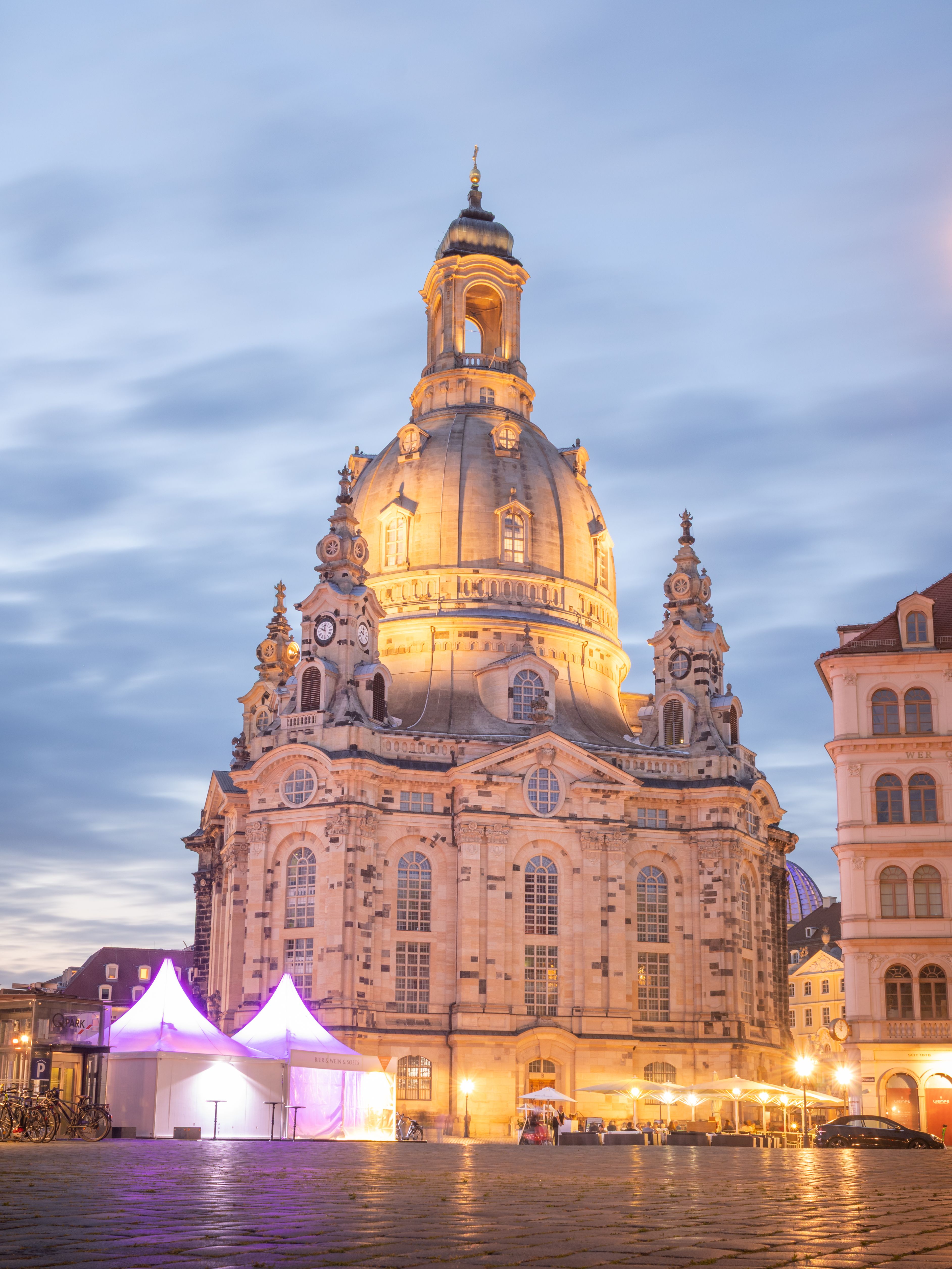 Frauenkirche Dresden at Twilight, Iconic Landmark · Free Stock Photo