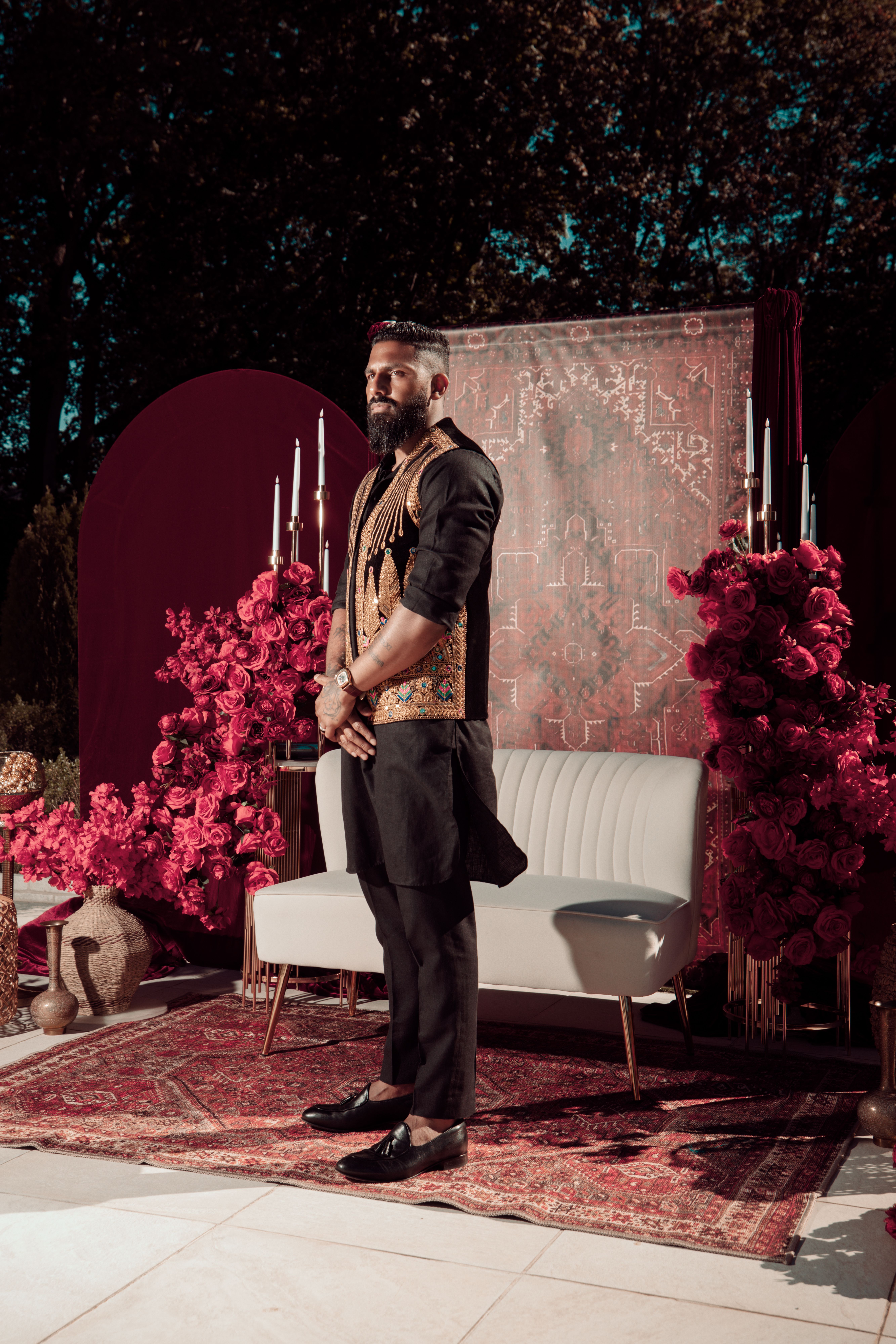 Traditional South Asian Wedding Attire Showcase · Free Stock Photo